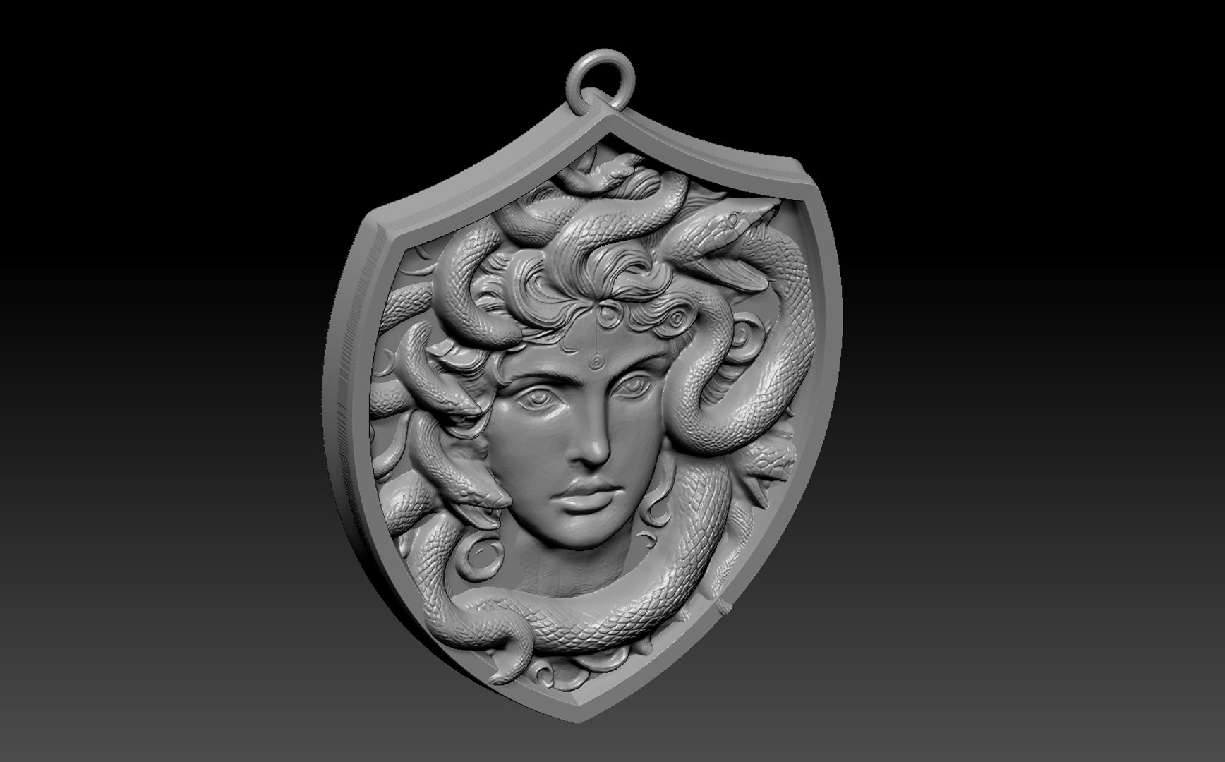 3D MEDUSA PENDANT - TurboSquid 2320163