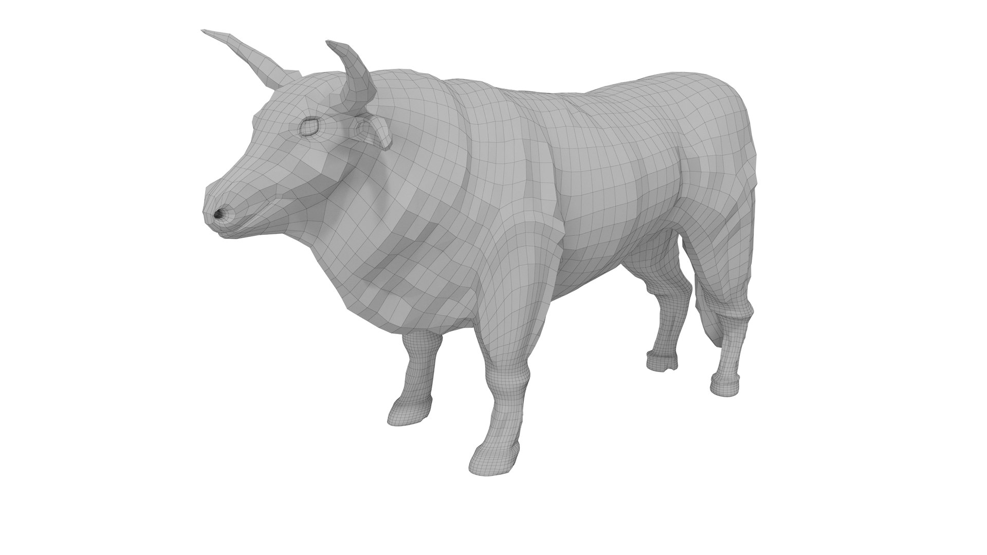 Bull 3D Model - TurboSquid 1714680