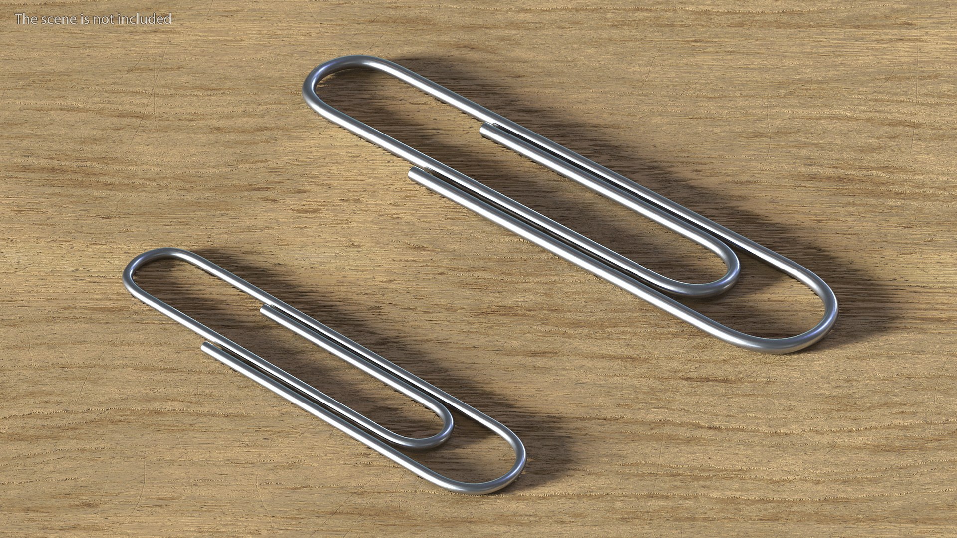 Paper Clip Oval Shape Metal 3D Model - TurboSquid 1862496