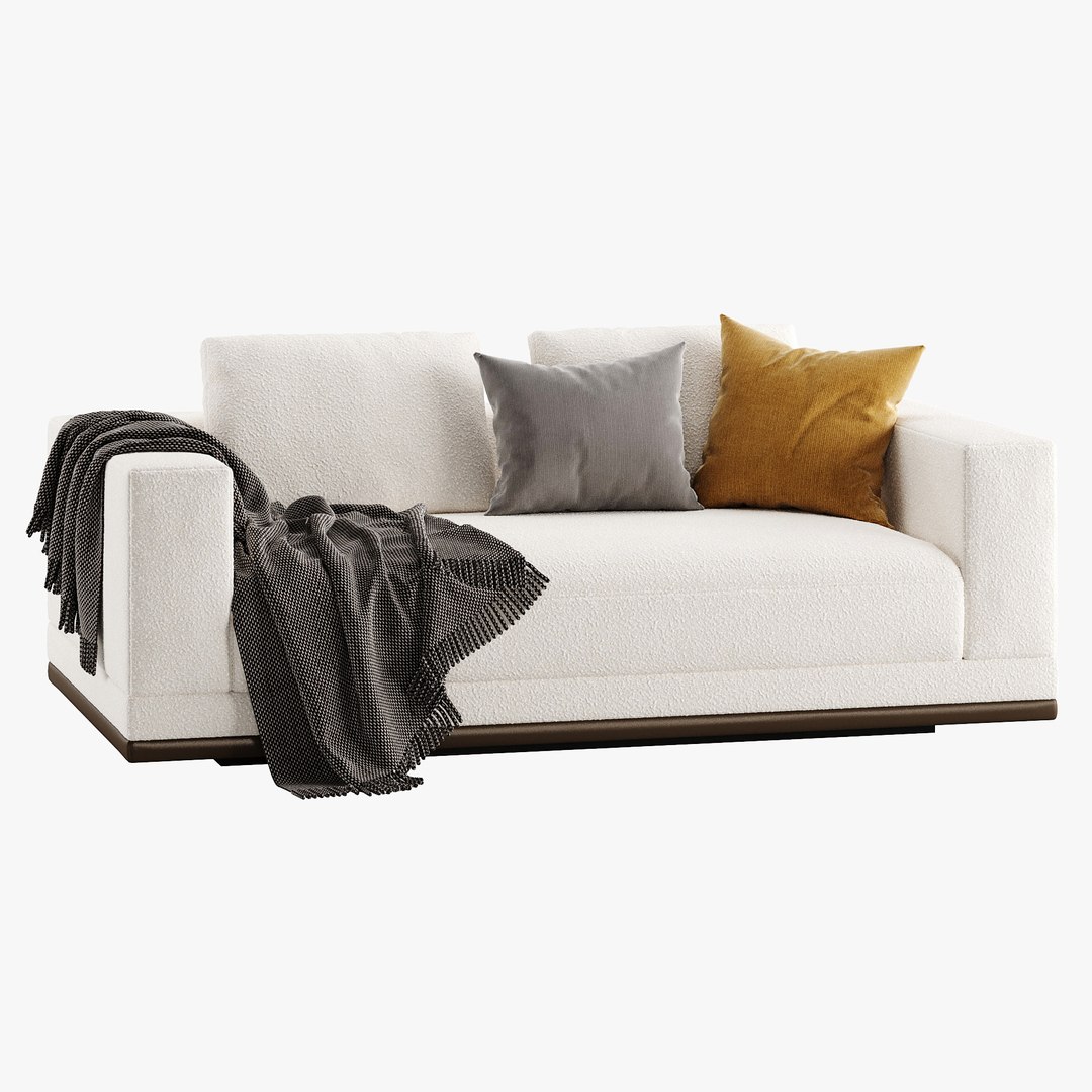 3D Model Sofa Saphir 2 Seater - TurboSquid 2438614