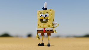 Download 3D Spongebob Squarepants Blender Models - TurboSquid