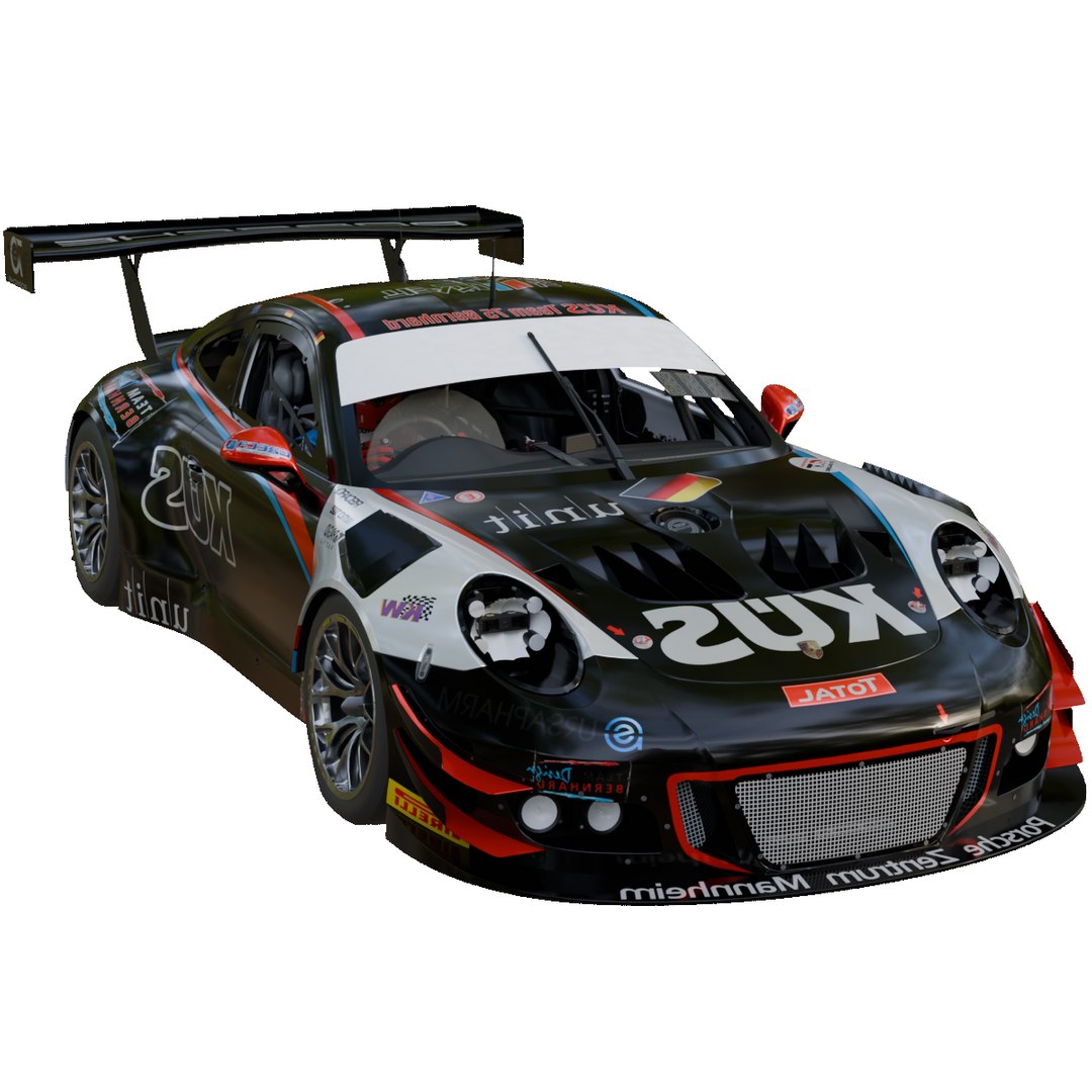 3D Porsche 991 GT3 R - High-Quality 3D Model Model - TurboSquid 2321121