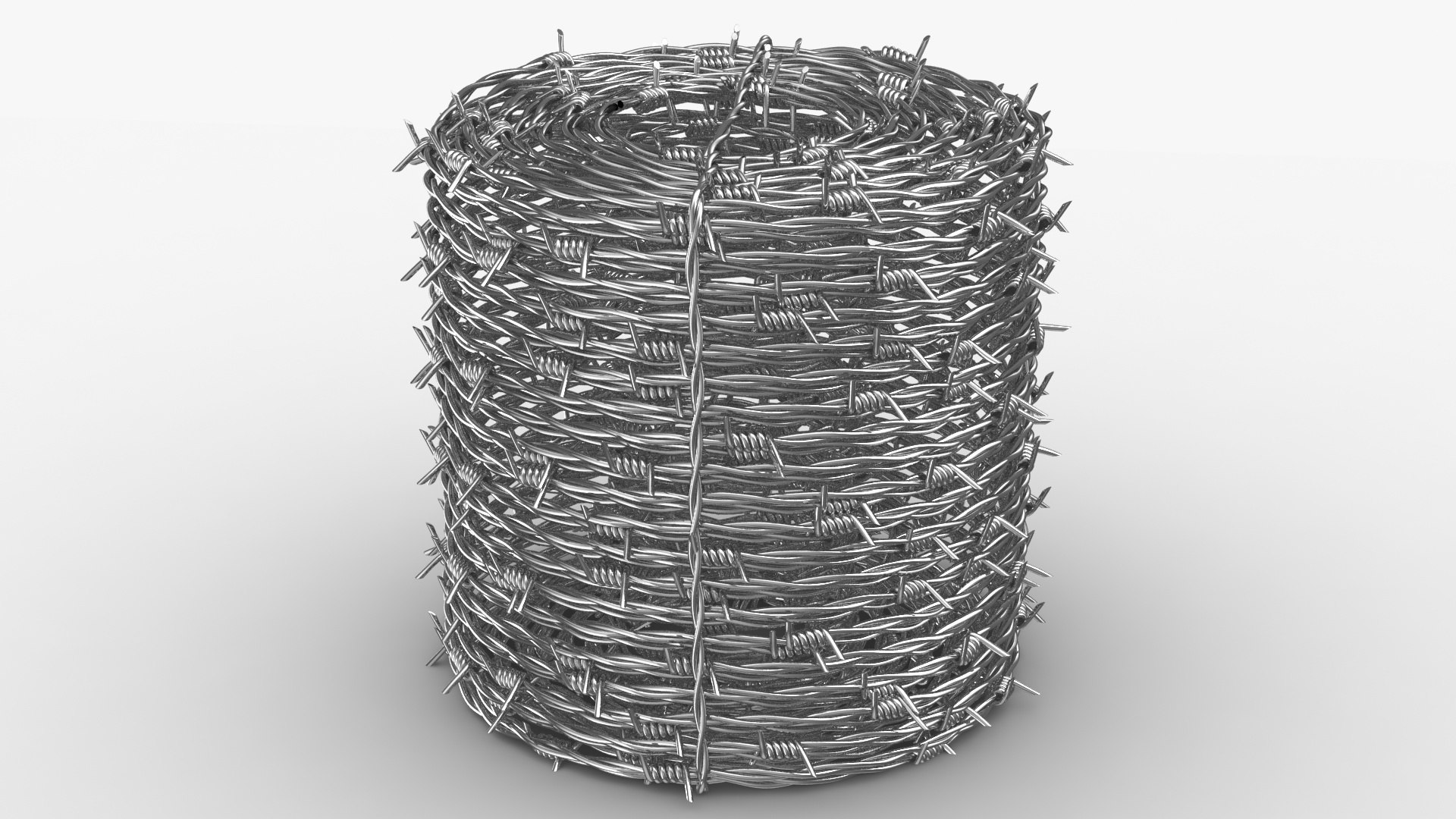 3D Realistic Barbed Wire Model - TurboSquid 1484256
