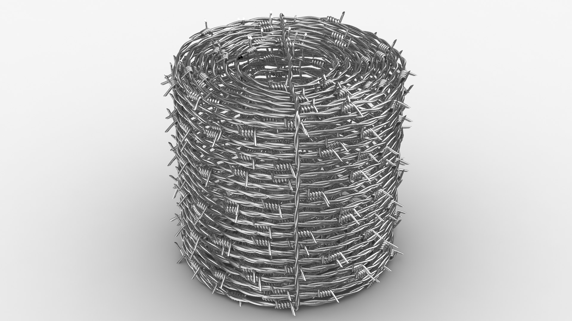 3D Realistic Barbed Wire Model - TurboSquid 1484256