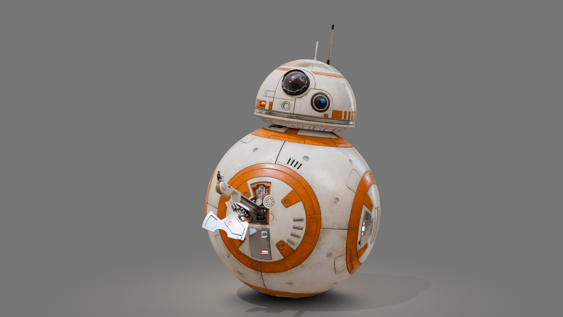BB-8 Robot Starwars PBR High Model 3D - TurboSquid 2204258