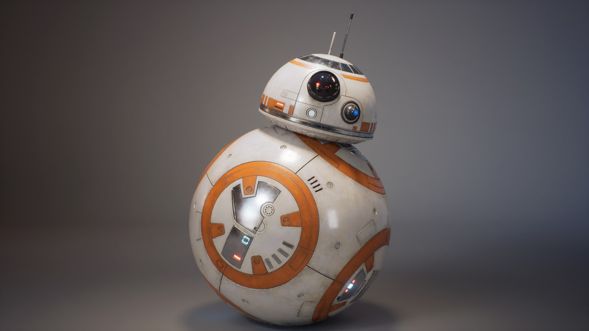 BB-8 Robot Starwars PBR High Model 3D - TurboSquid 2204258