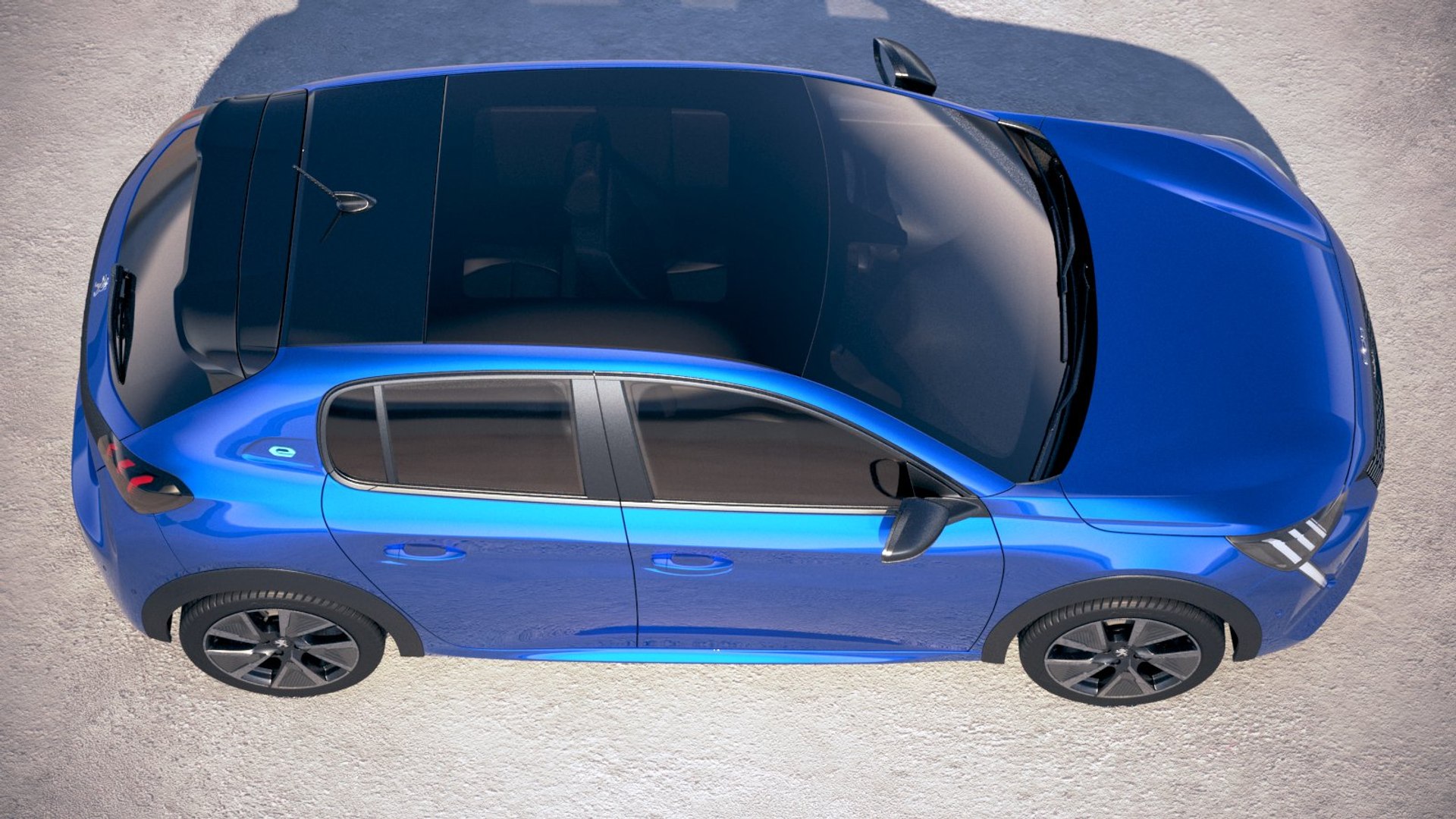 3D Peugeot E-208 2020 - TurboSquid 1476674