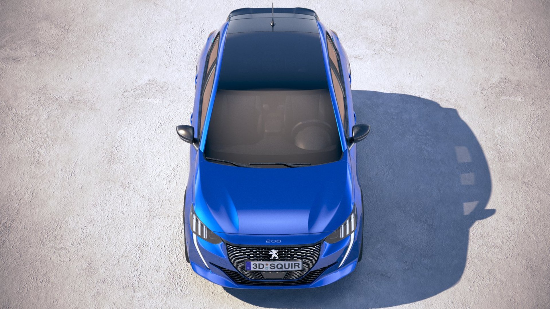 3D Peugeot E-208 2020 - TurboSquid 1476674