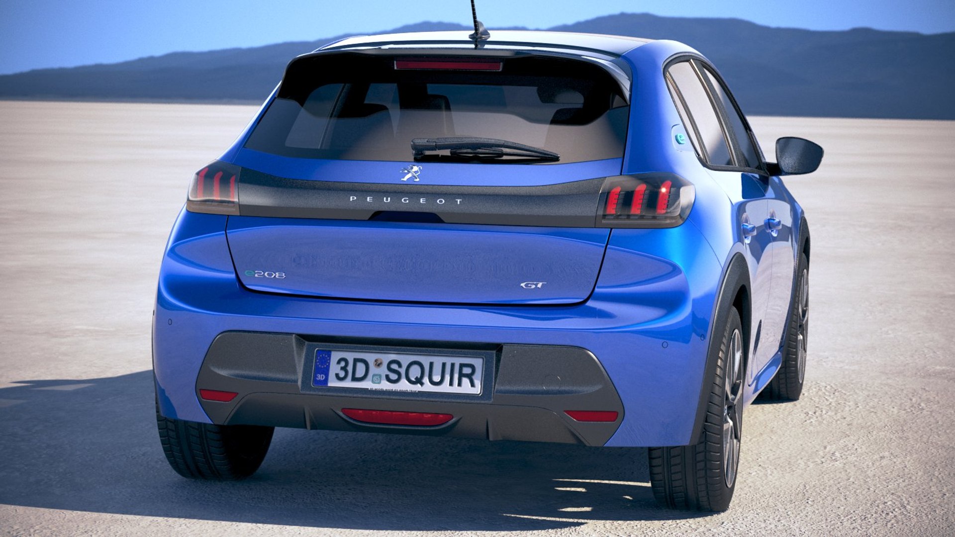 3D Peugeot E-208 2020 - TurboSquid 1476674