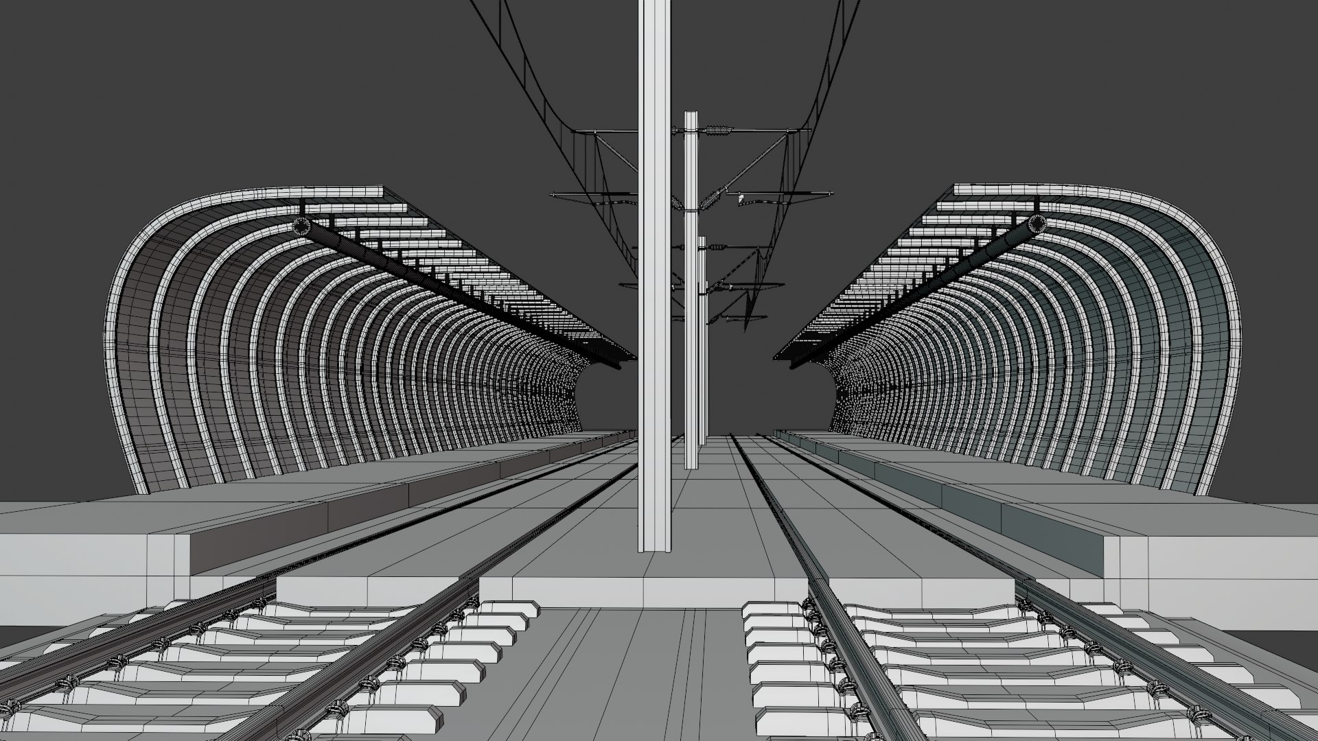 3D Tram Stop Model - TurboSquid 2136489