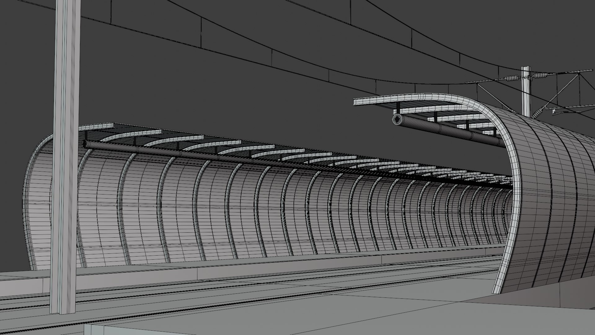3D Tram Stop Model - TurboSquid 2136489