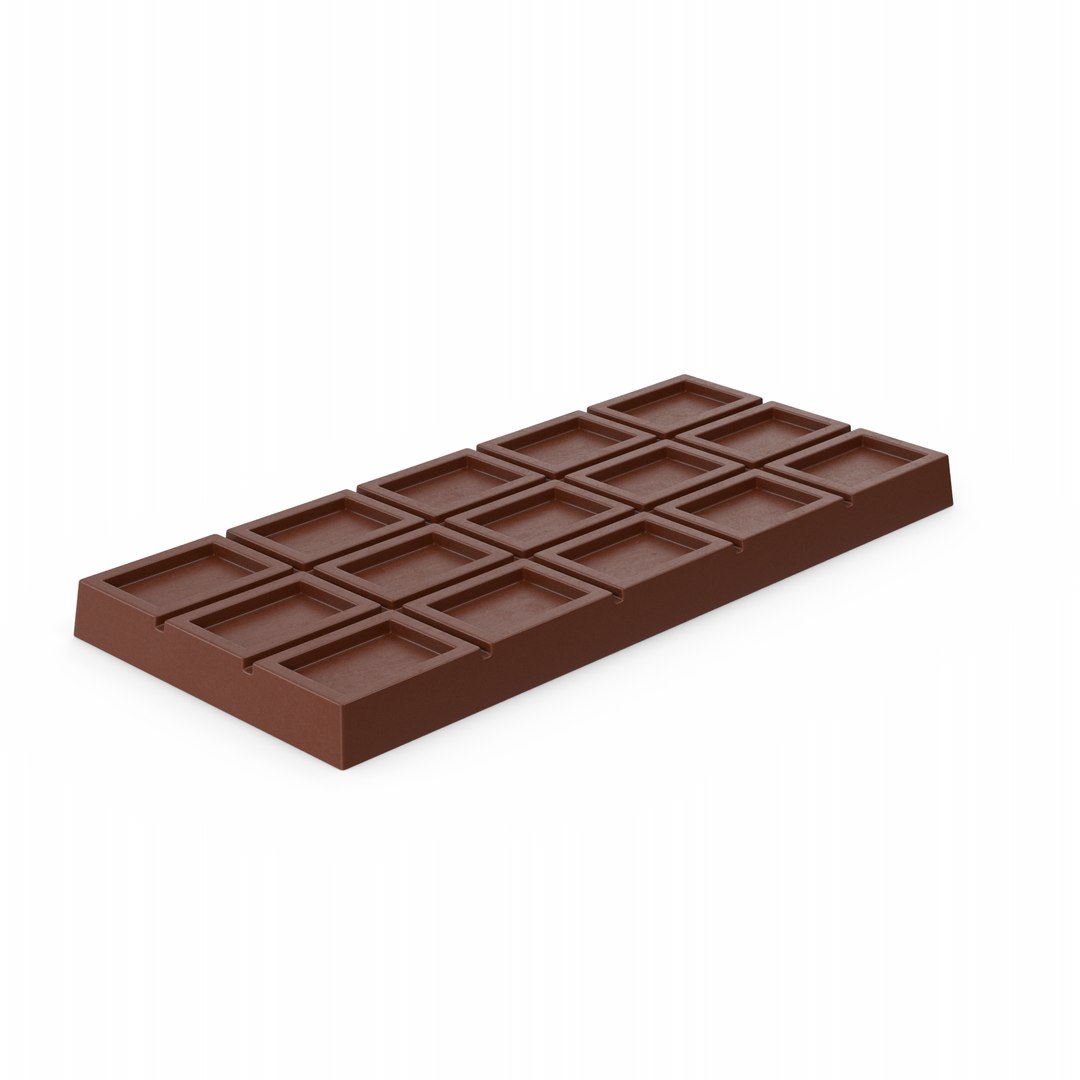 3D Chocolate Bar model - TurboSquid 1909714