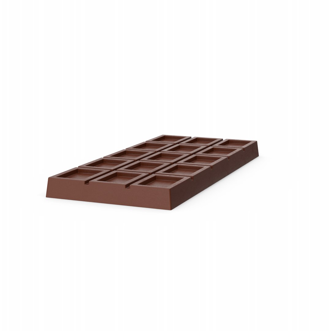 3D Chocolate Bar model - TurboSquid 1909714