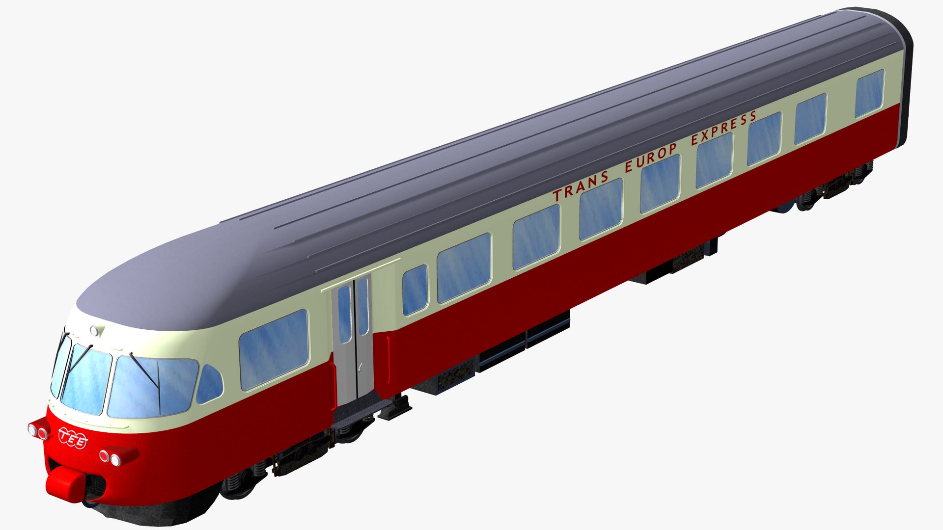 3D Rae Tee Ii - Trans Europ Express - Swiss Electric Passenger Train ...