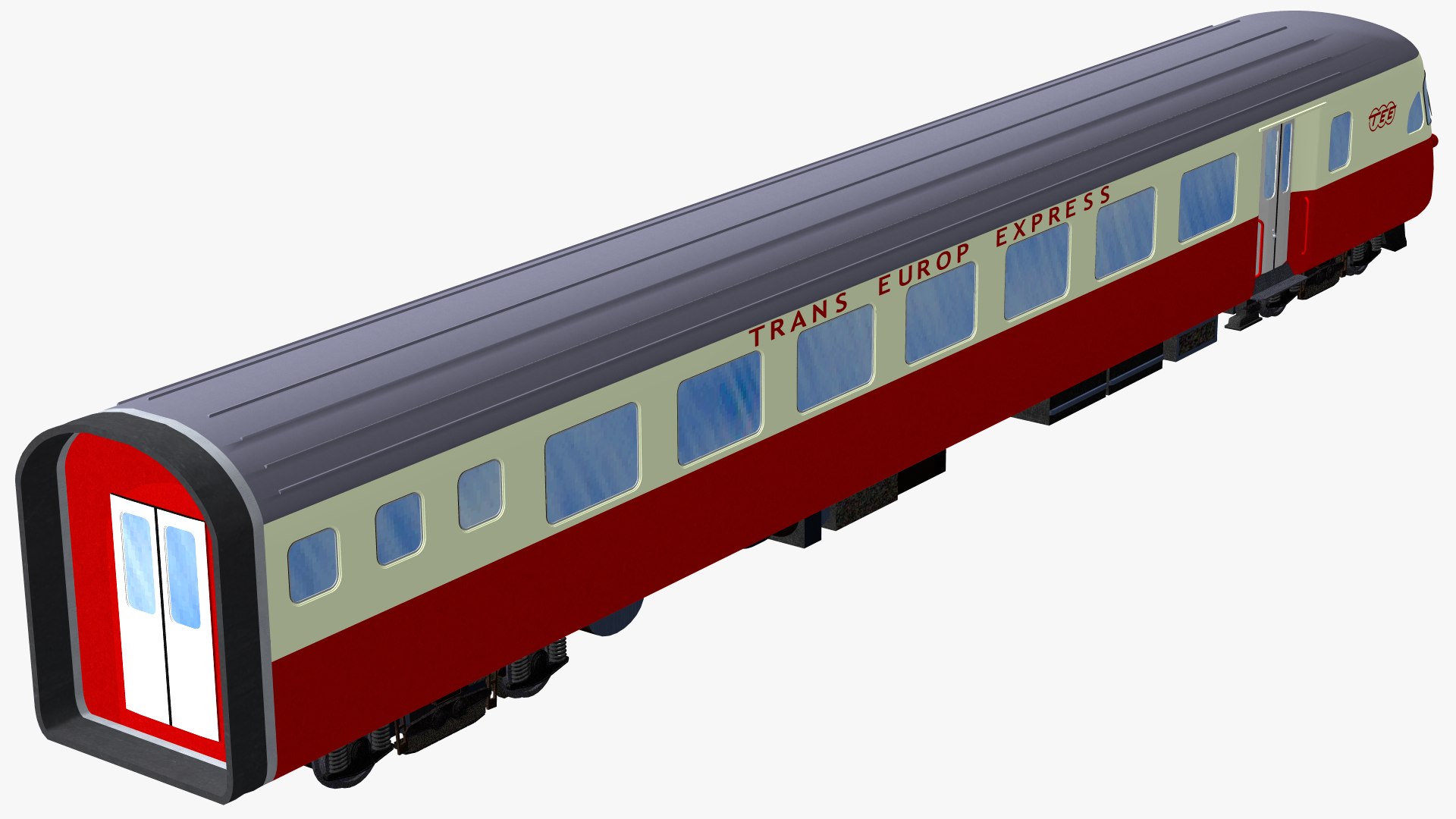 3D Rae Tee Ii - Trans Europ Express - Swiss Electric Passenger Train ...