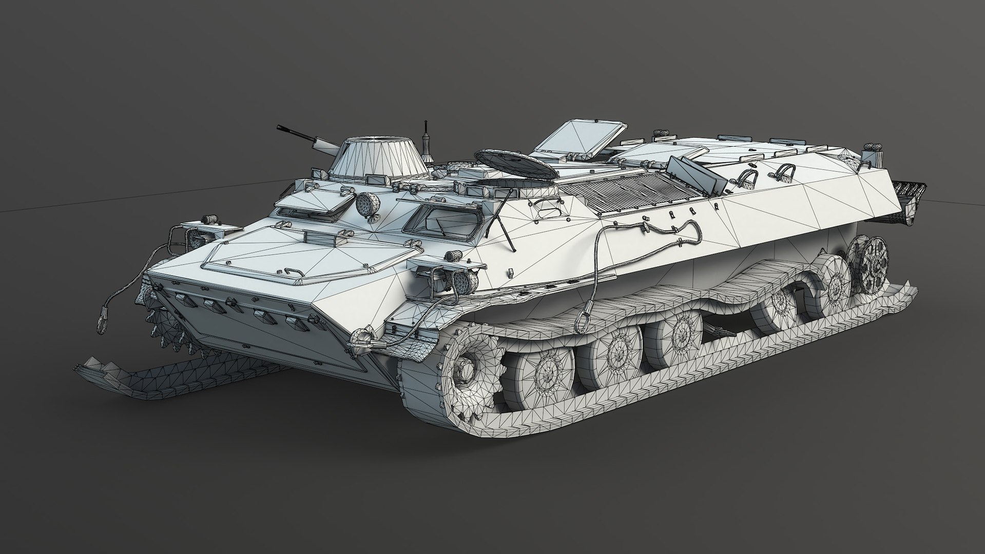 MT-LB Destroyed 3D model - TurboSquid 2118297