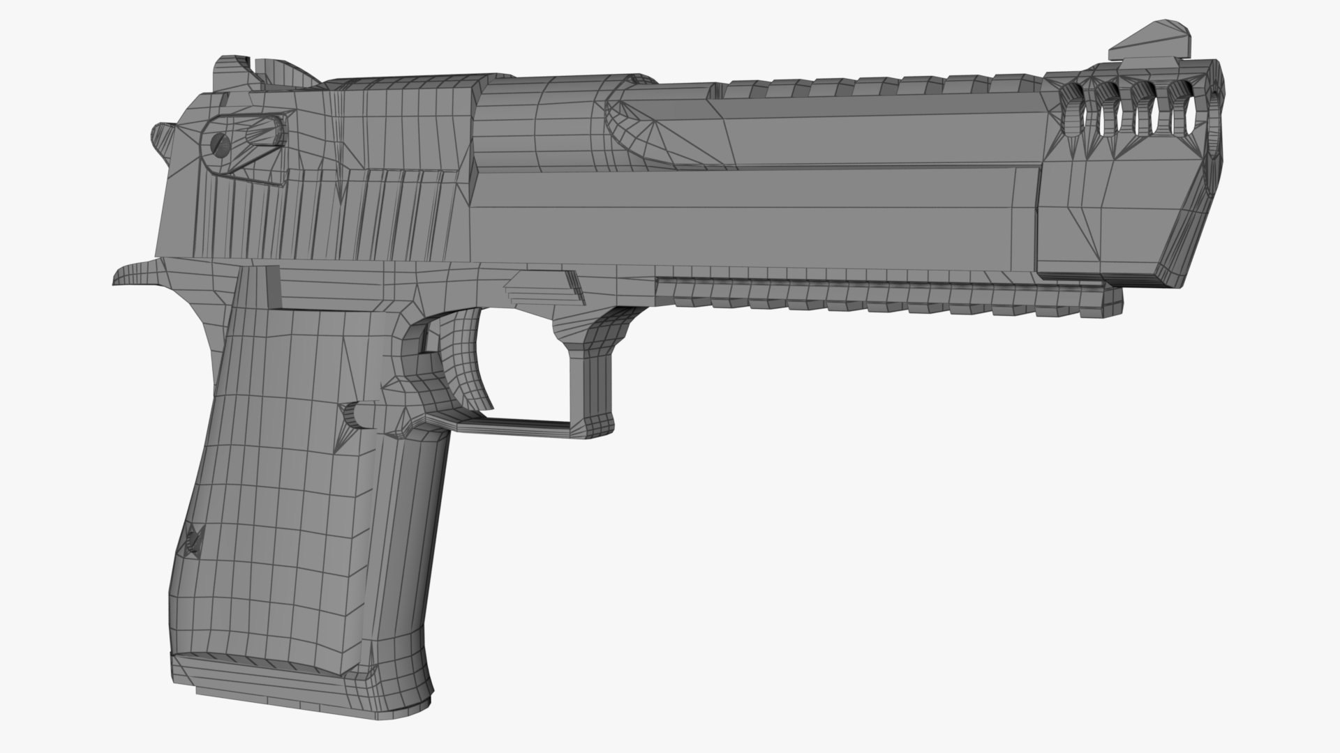Desert Eagle Pistol 3D model - TurboSquid 2010336