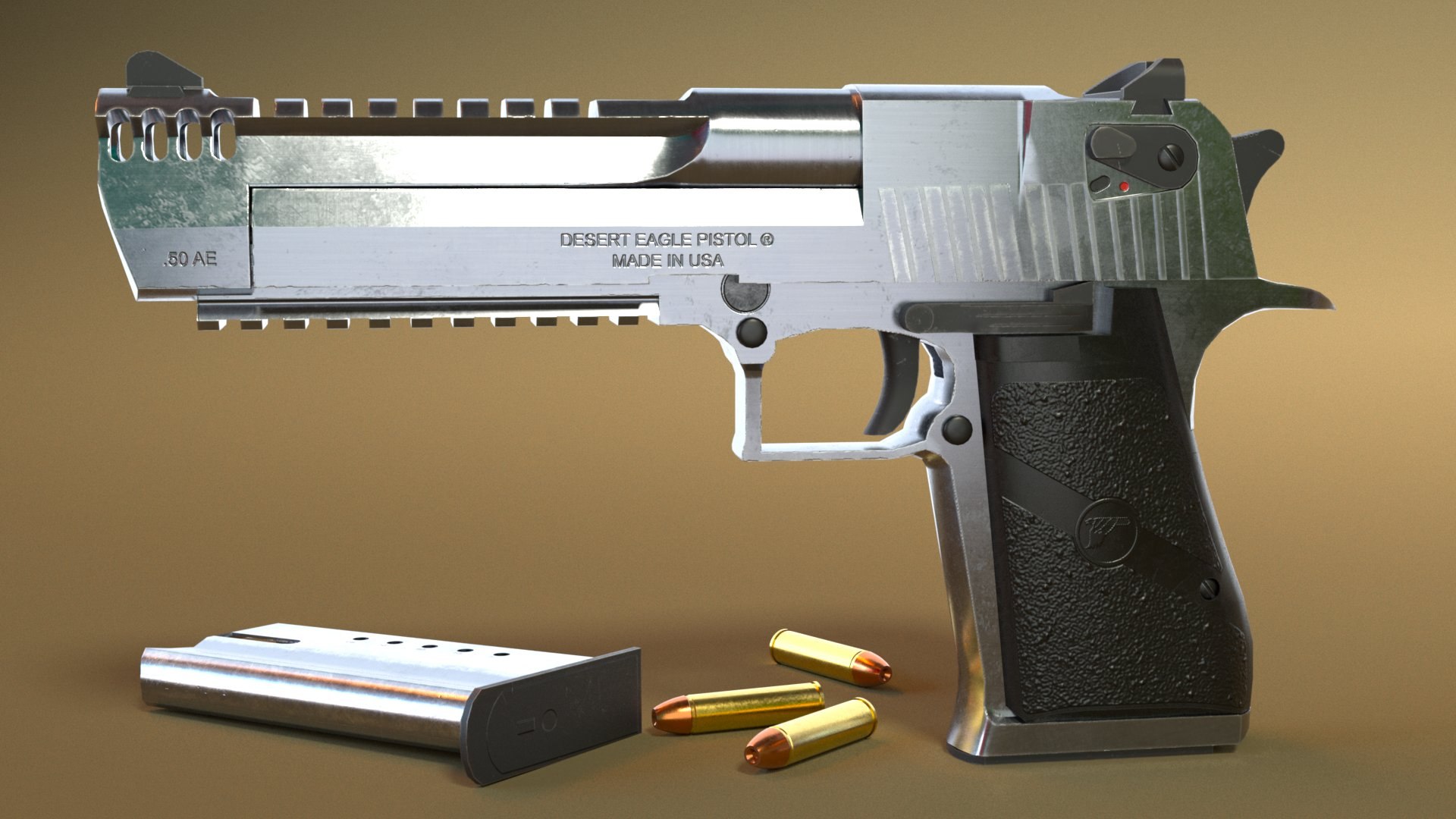 Desert Eagle Pistol 3D model - TurboSquid 2010336