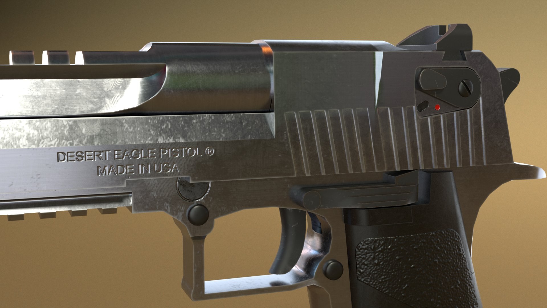 Desert Eagle Pistol 3D Model - TurboSquid 2010336