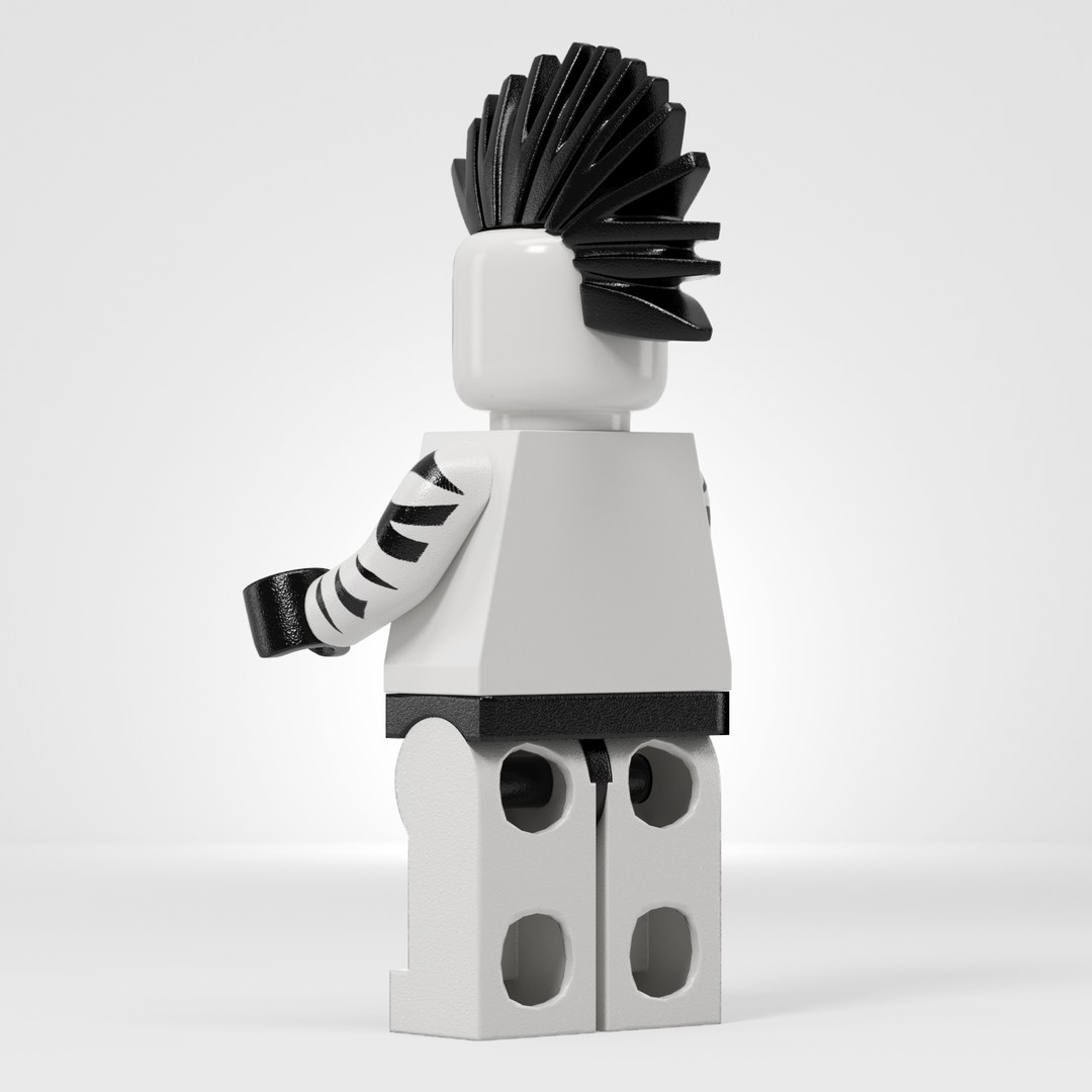 3D Lego Zebra Man Animation - TurboSquid 1376905