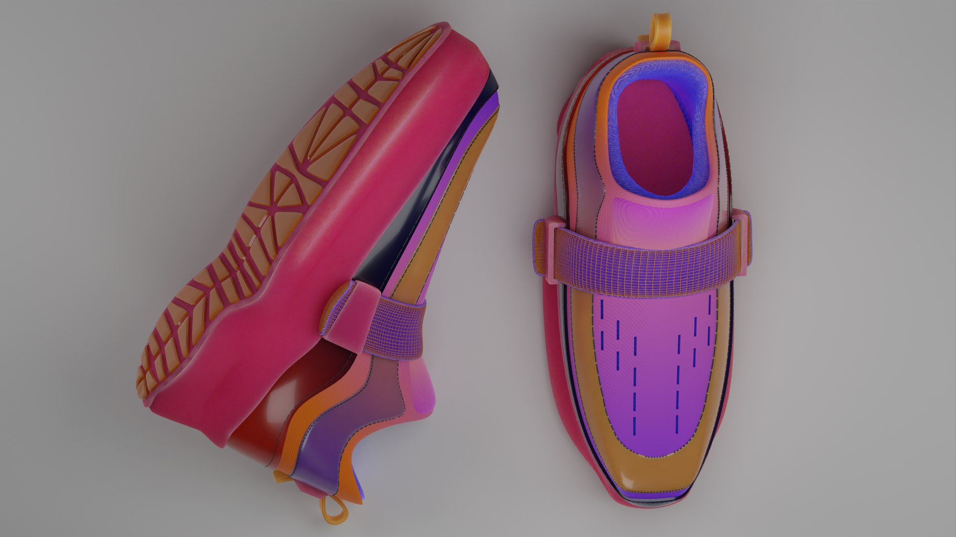 Realistic Modern Shoes 3D Model - TurboSquid 2106639