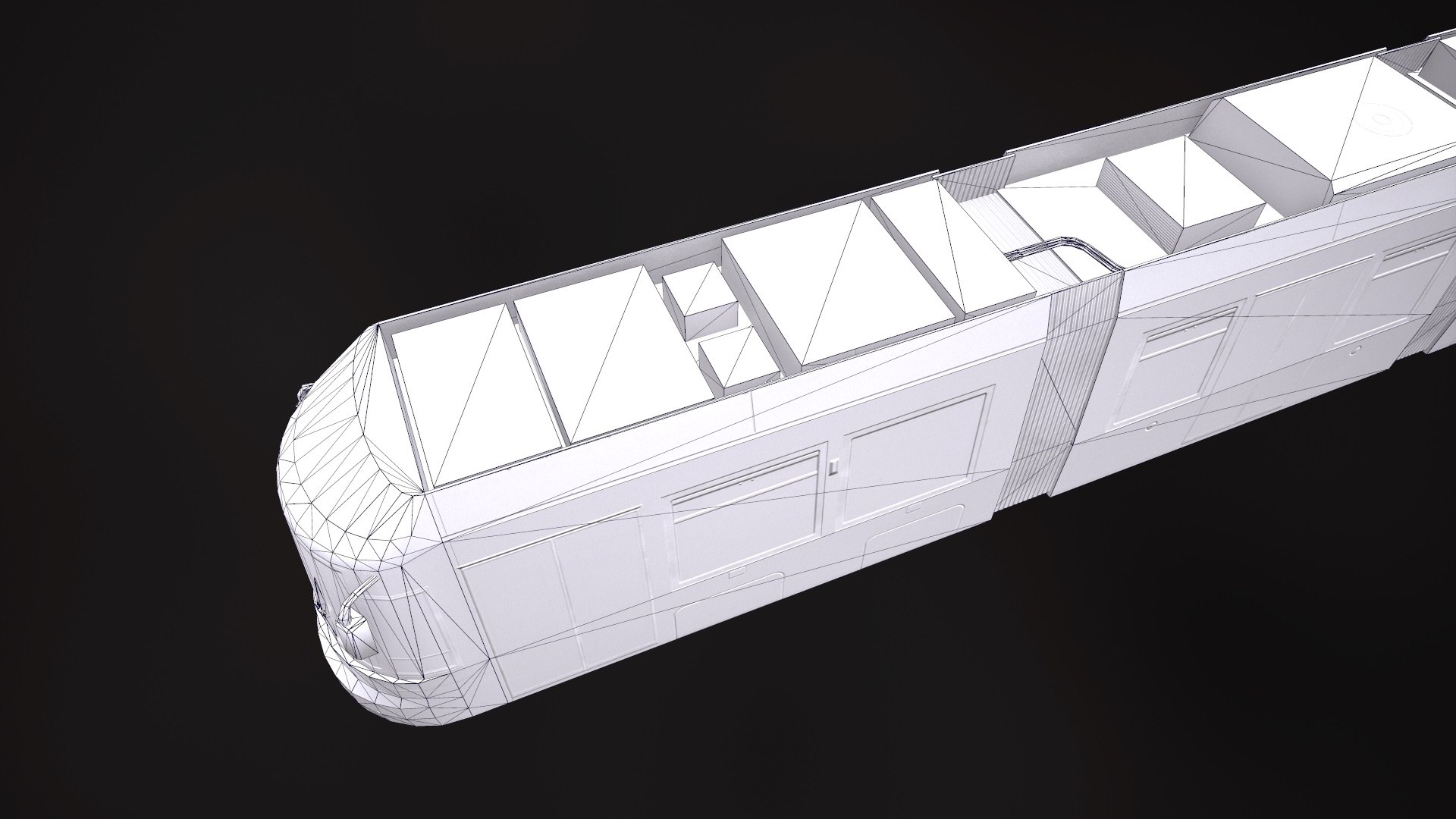 3d Model Tram Bombardier Flexity Berlin