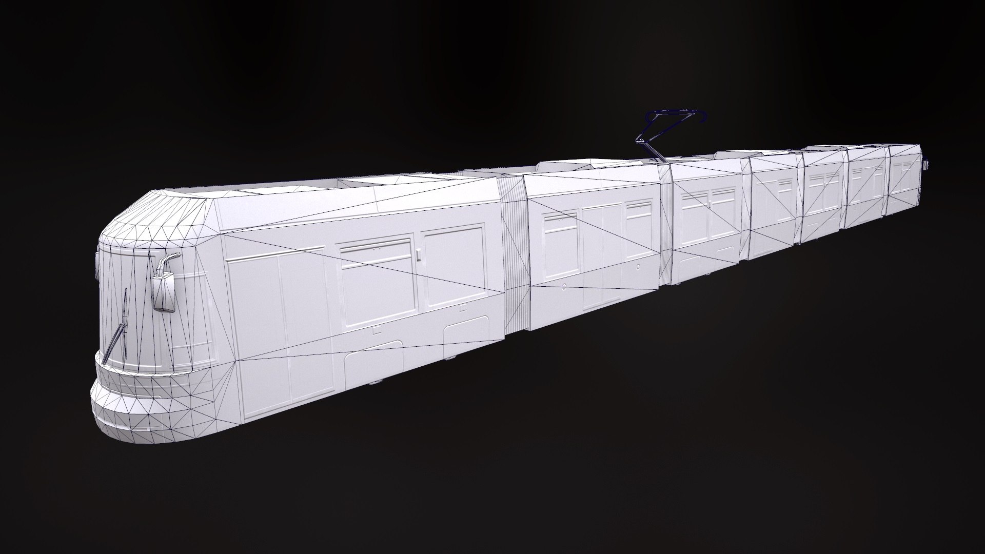 3d Model Tram Bombardier Flexity Berlin