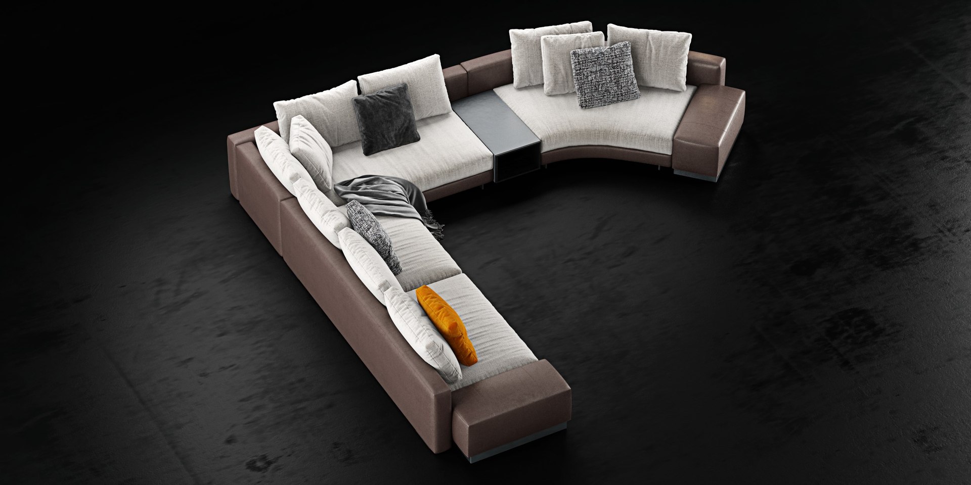 Minotti Daniels Sofa 3D - TurboSquid 1602763