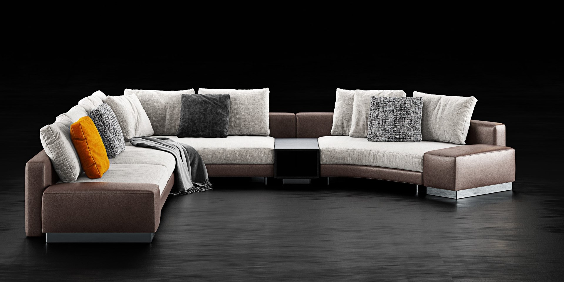 Minotti Daniels Sofa 3D - TurboSquid 1602763