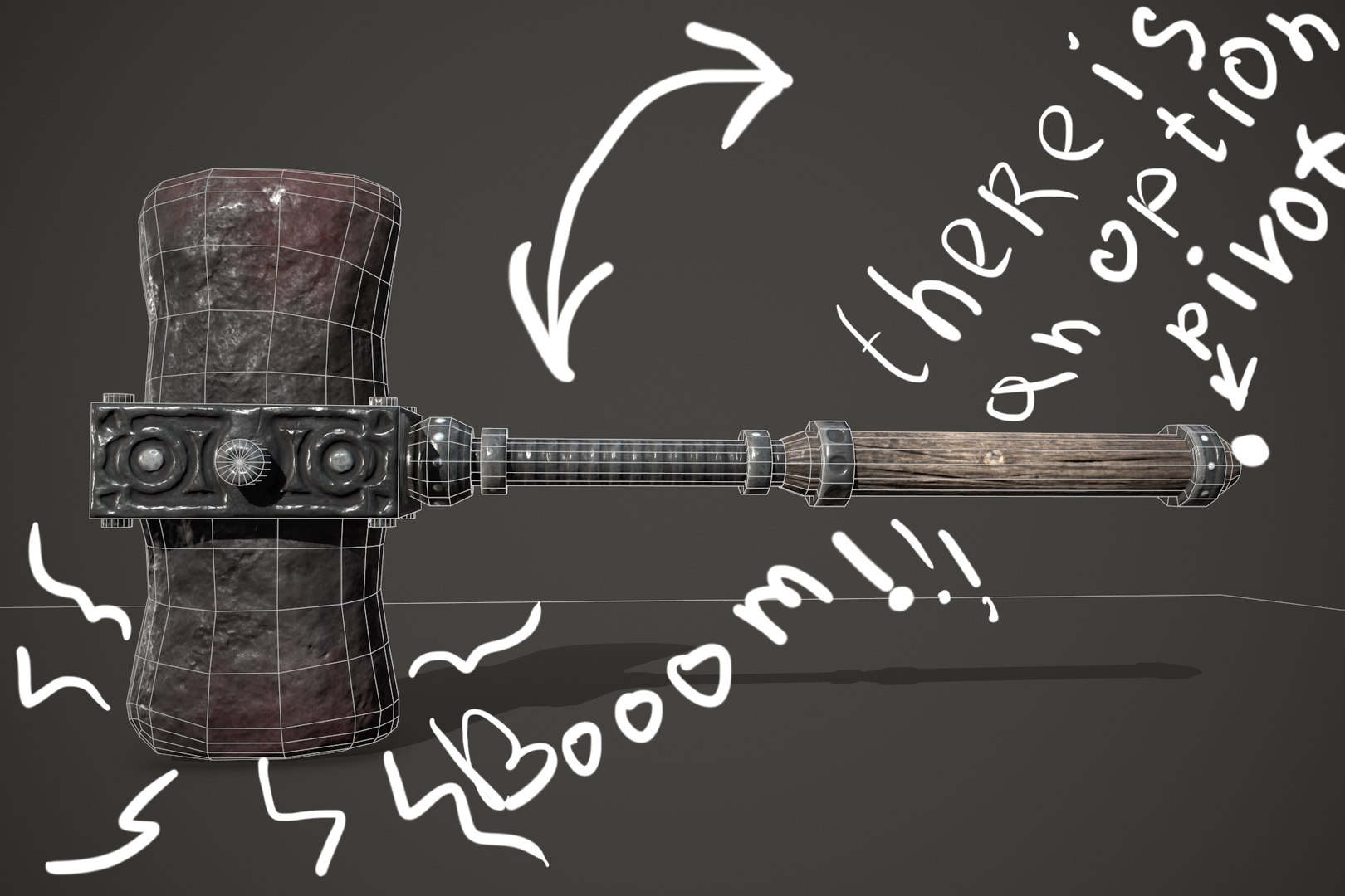 Hammer Stone 3D Model - TurboSquid 1346513