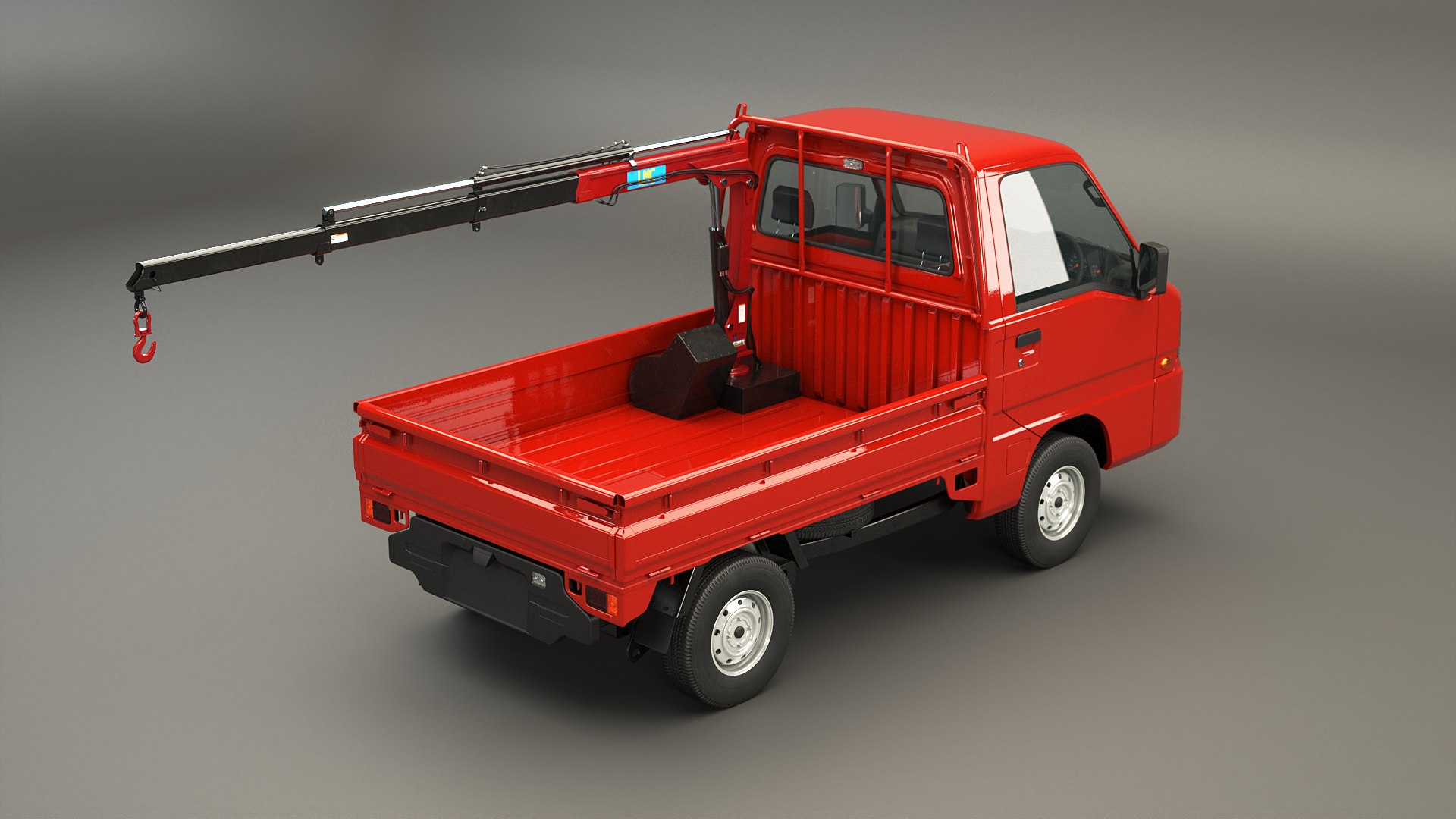 Kei Truck Mini Telescopic Crane Model - TurboSquid 2251783