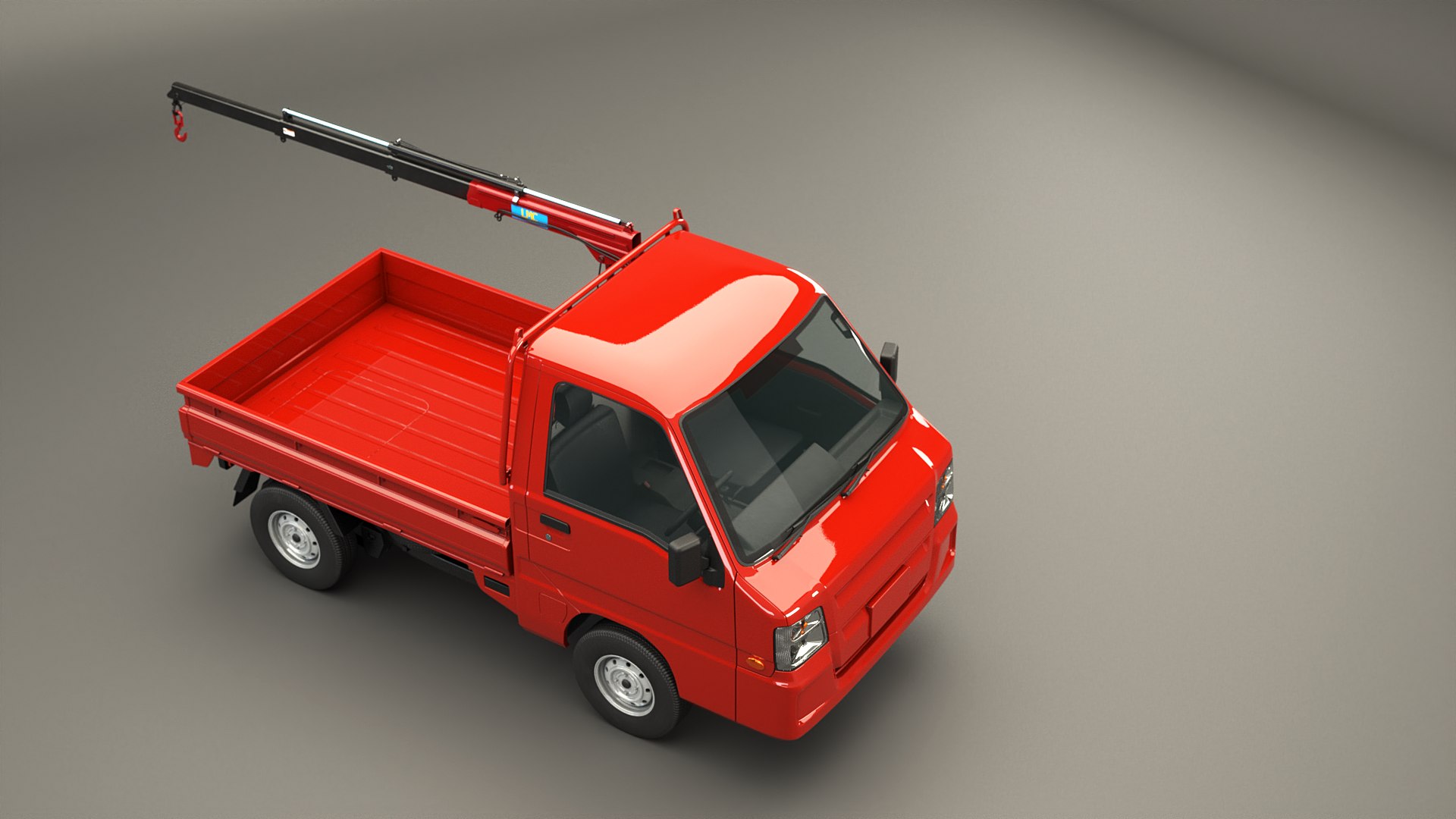 Kei Truck Mini Telescopic Crane Model - TurboSquid 2251783
