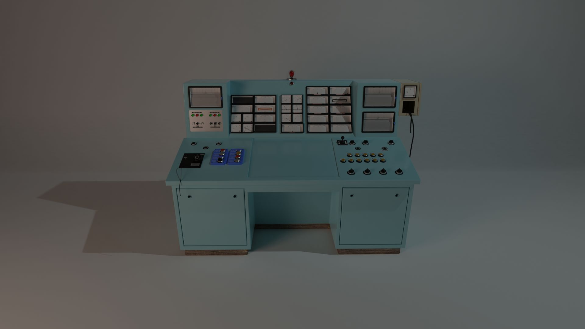 Old Industrial Control Panel 3D Model - TurboSquid 1432668