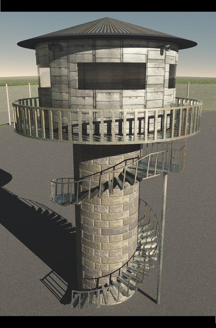 Circular Watchtower 3d 3ds