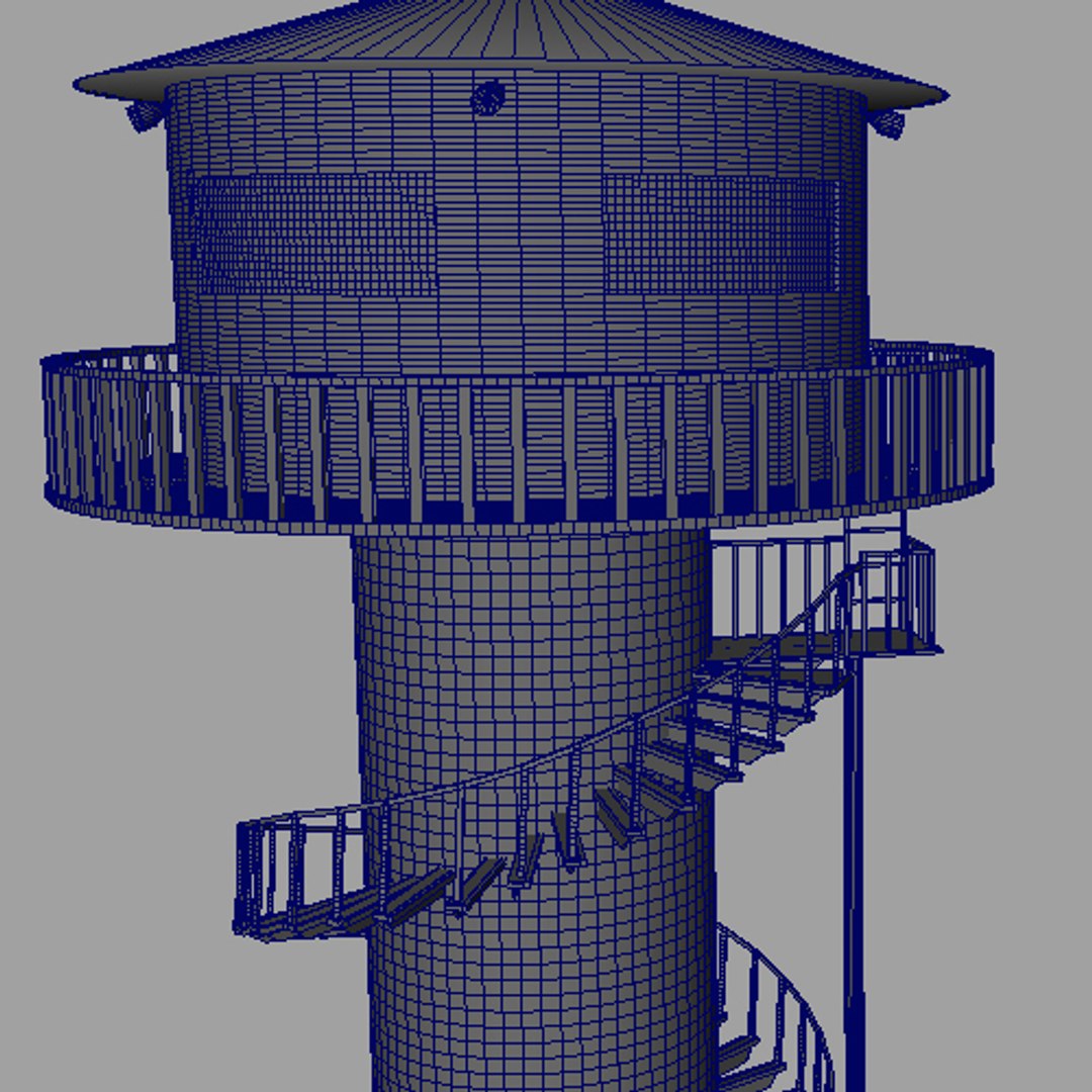 Circular Watchtower 3d 3ds