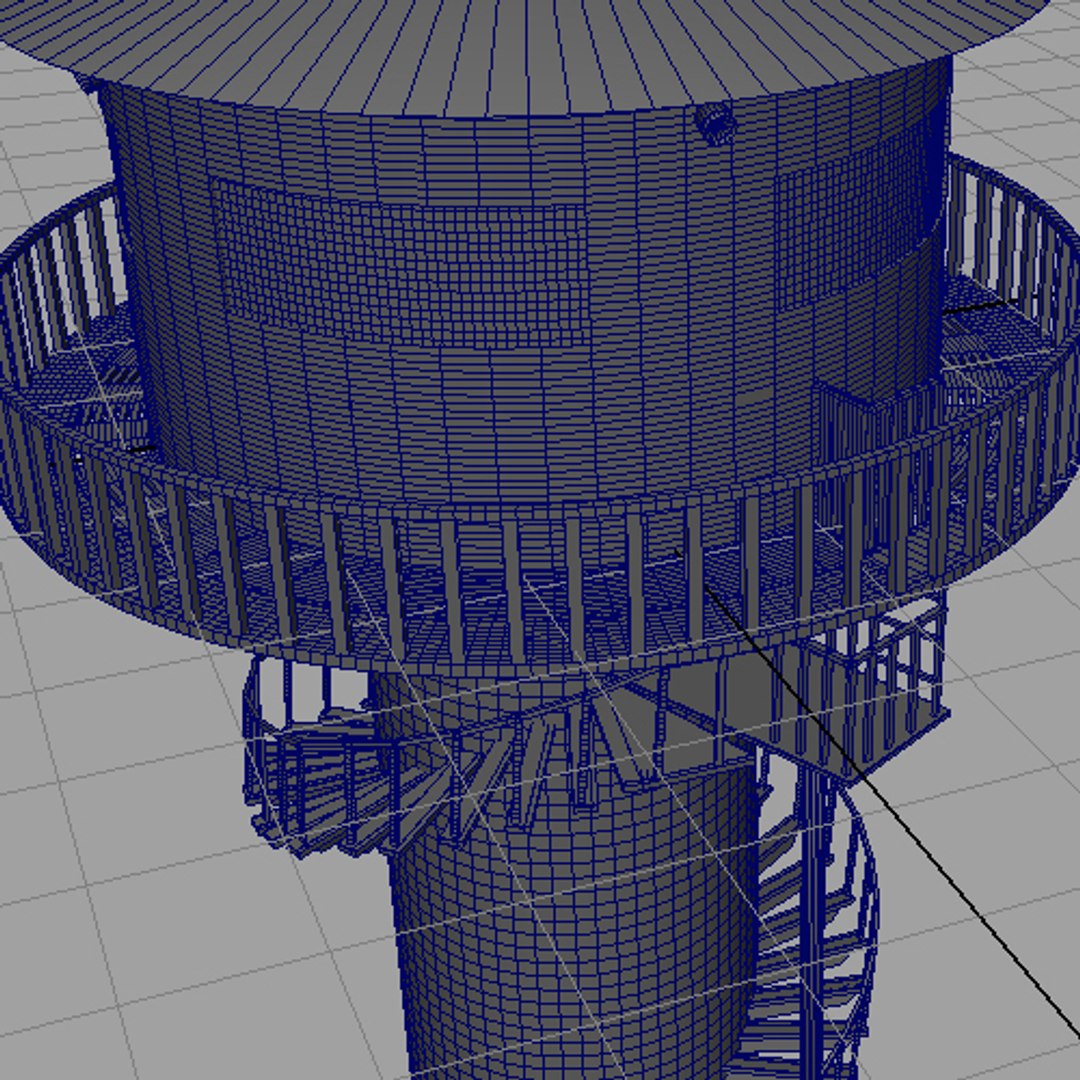 Circular Watchtower 3d 3ds