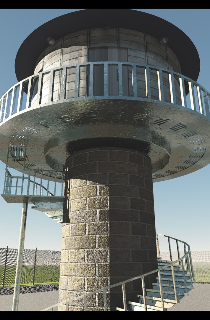 Circular Watchtower 3d 3ds