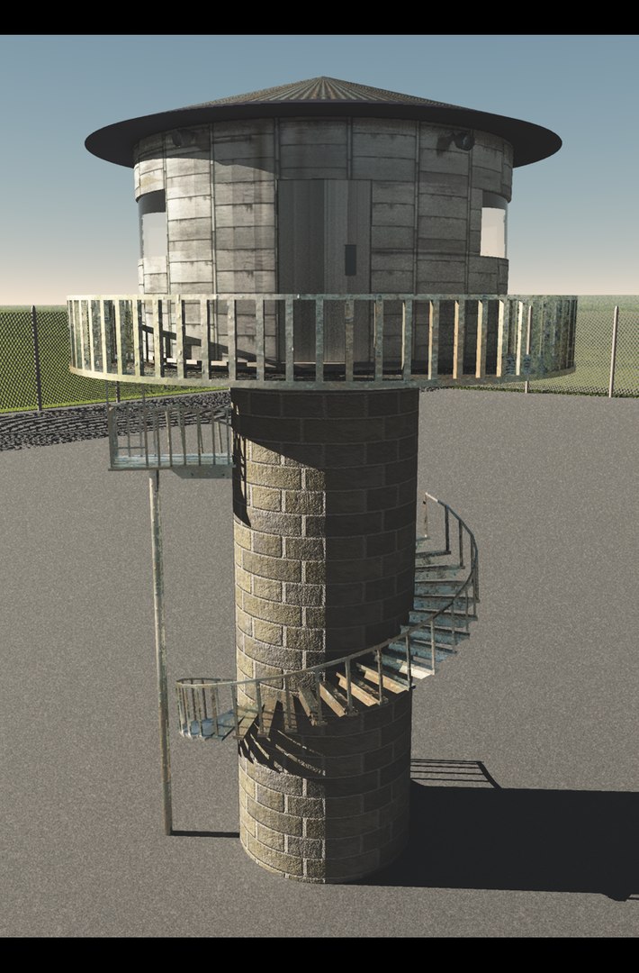 Circular Watchtower 3d 3ds