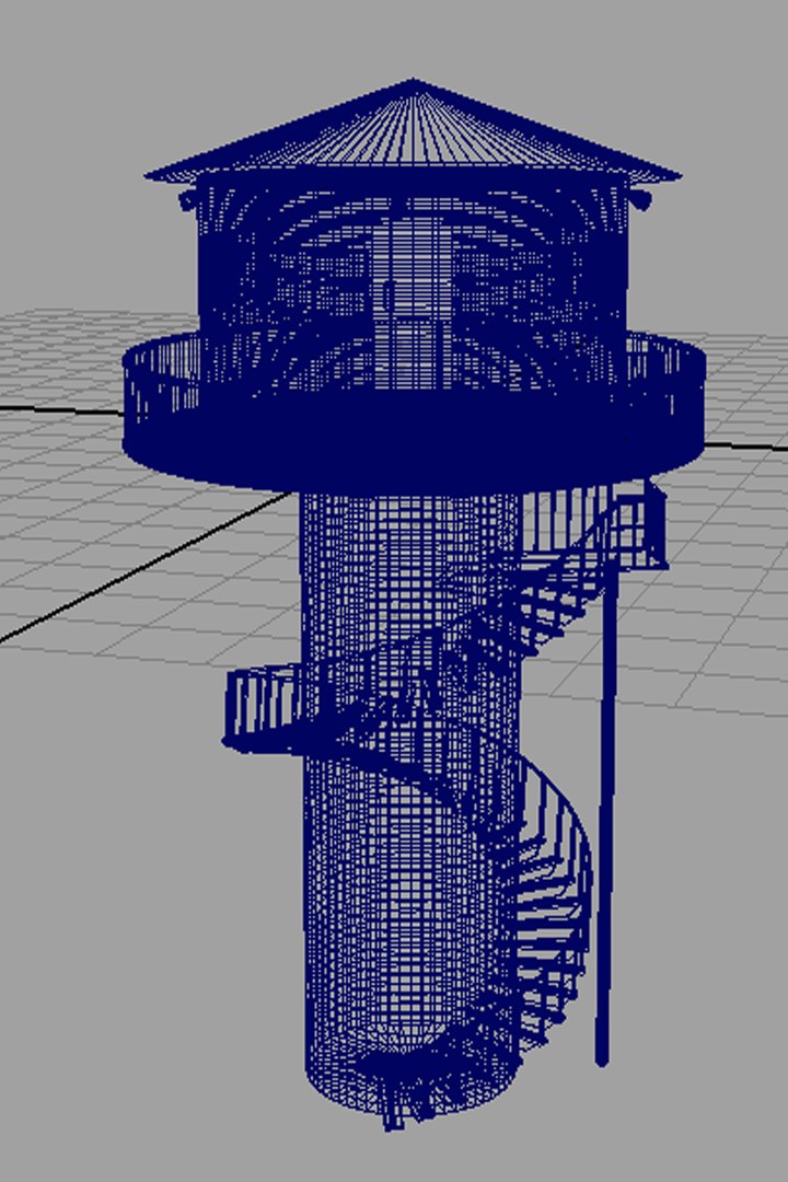 Circular Watchtower 3d 3ds
