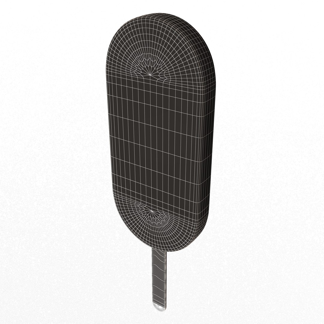 3D Ice Cream Chocolate Model - TurboSquid 2005222