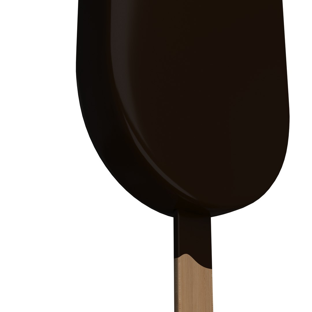 3D Ice Cream Chocolate Model - TurboSquid 2005222