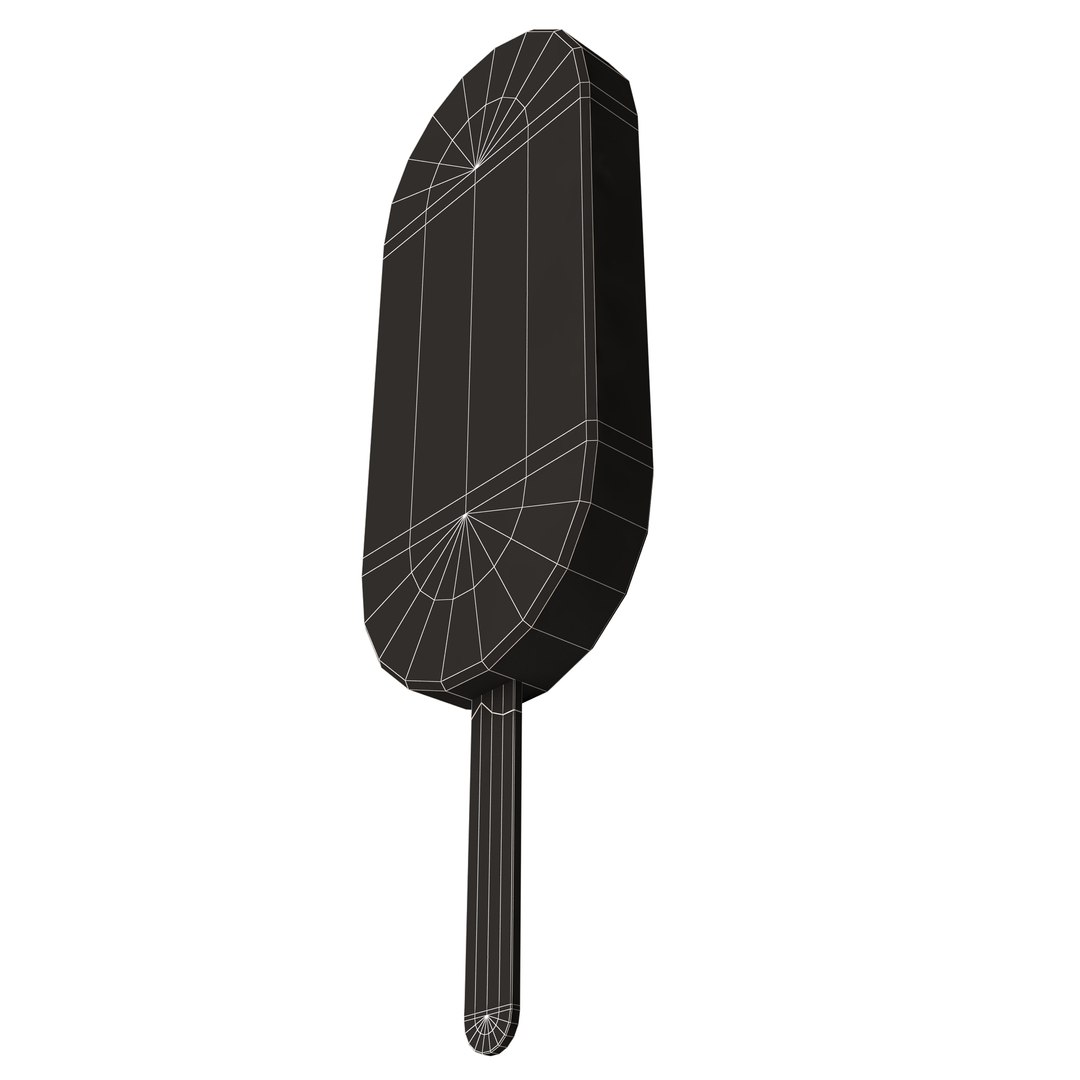 3D Ice Cream Chocolate Model - TurboSquid 2005222