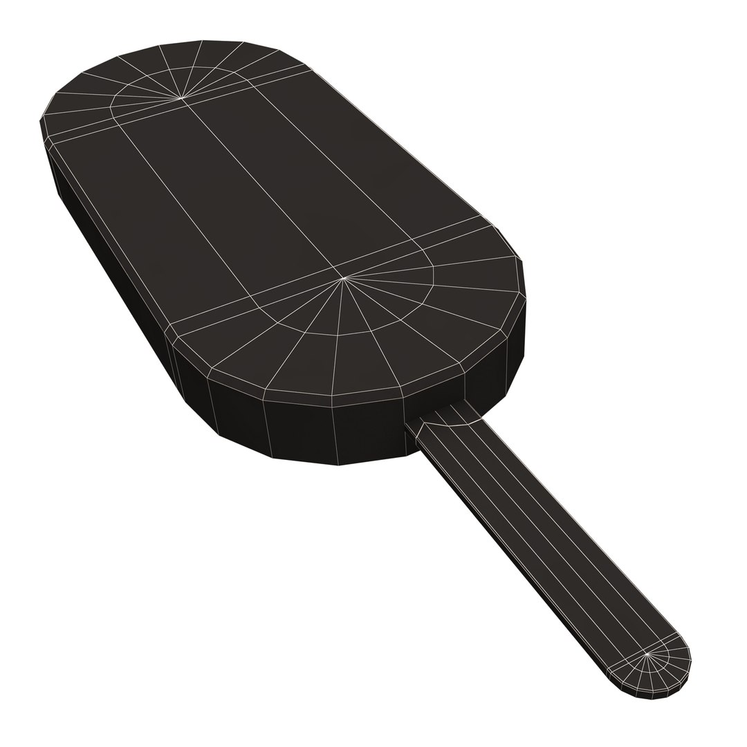 3D Ice Cream Chocolate Model - TurboSquid 2005222