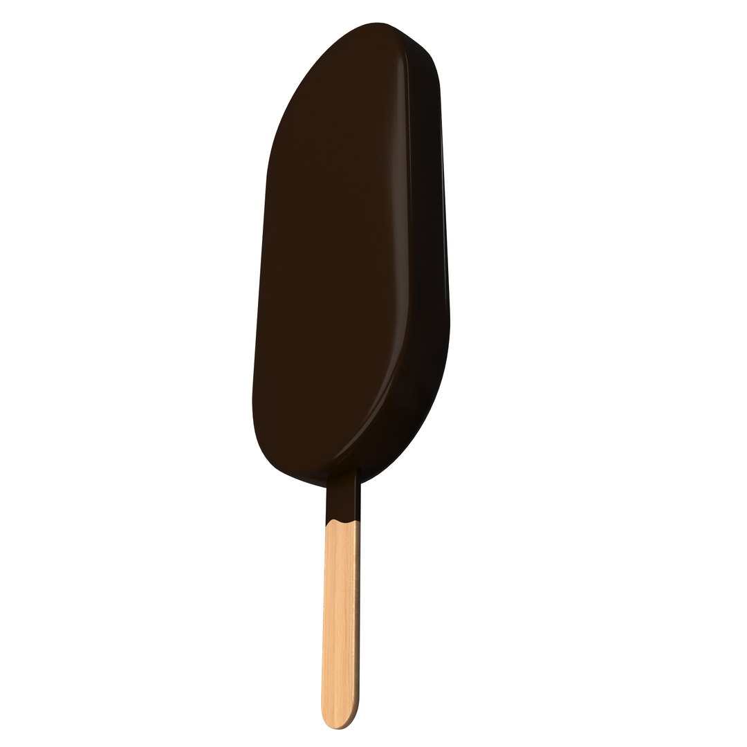 3D Ice Cream Chocolate Model - TurboSquid 2005222