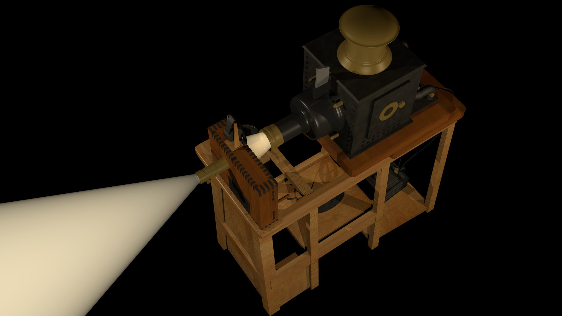 Projector Lumiere 3d Model