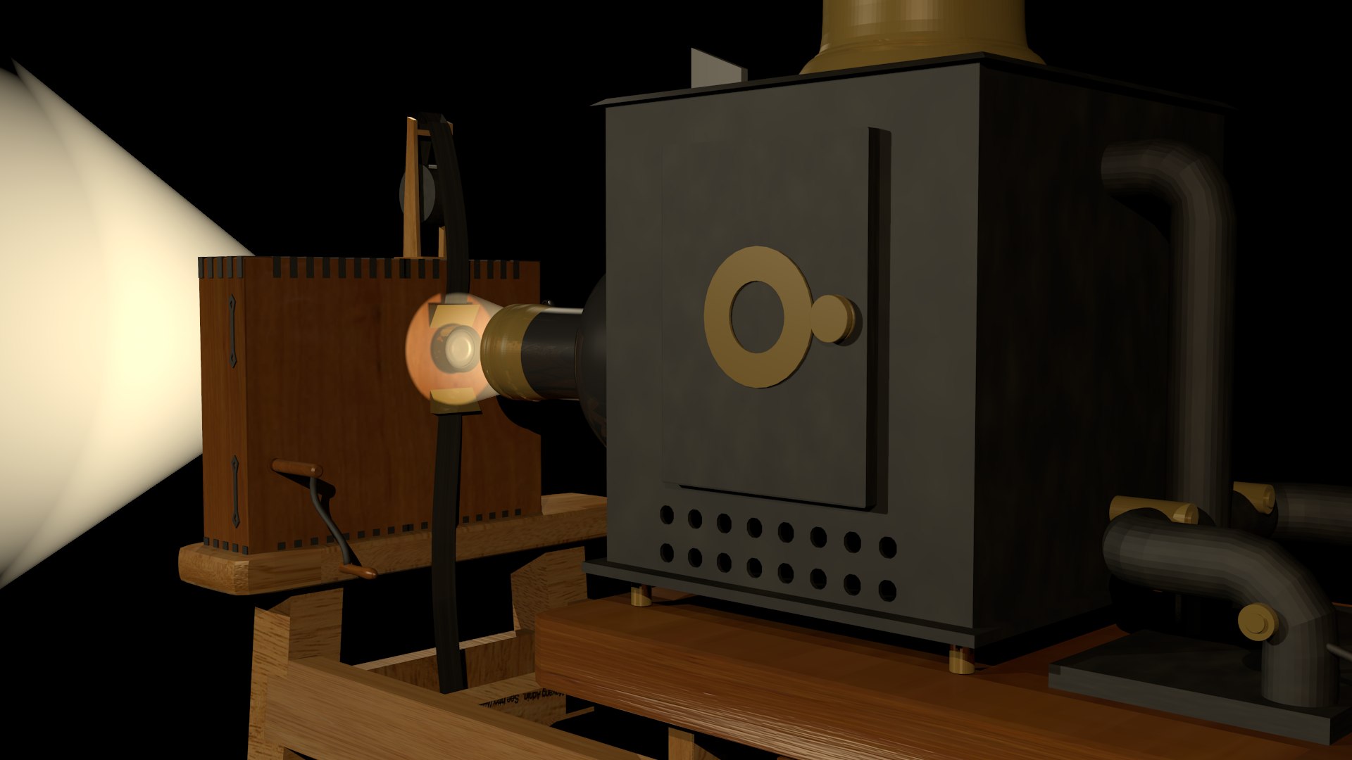 Projector Lumiere 3d Model