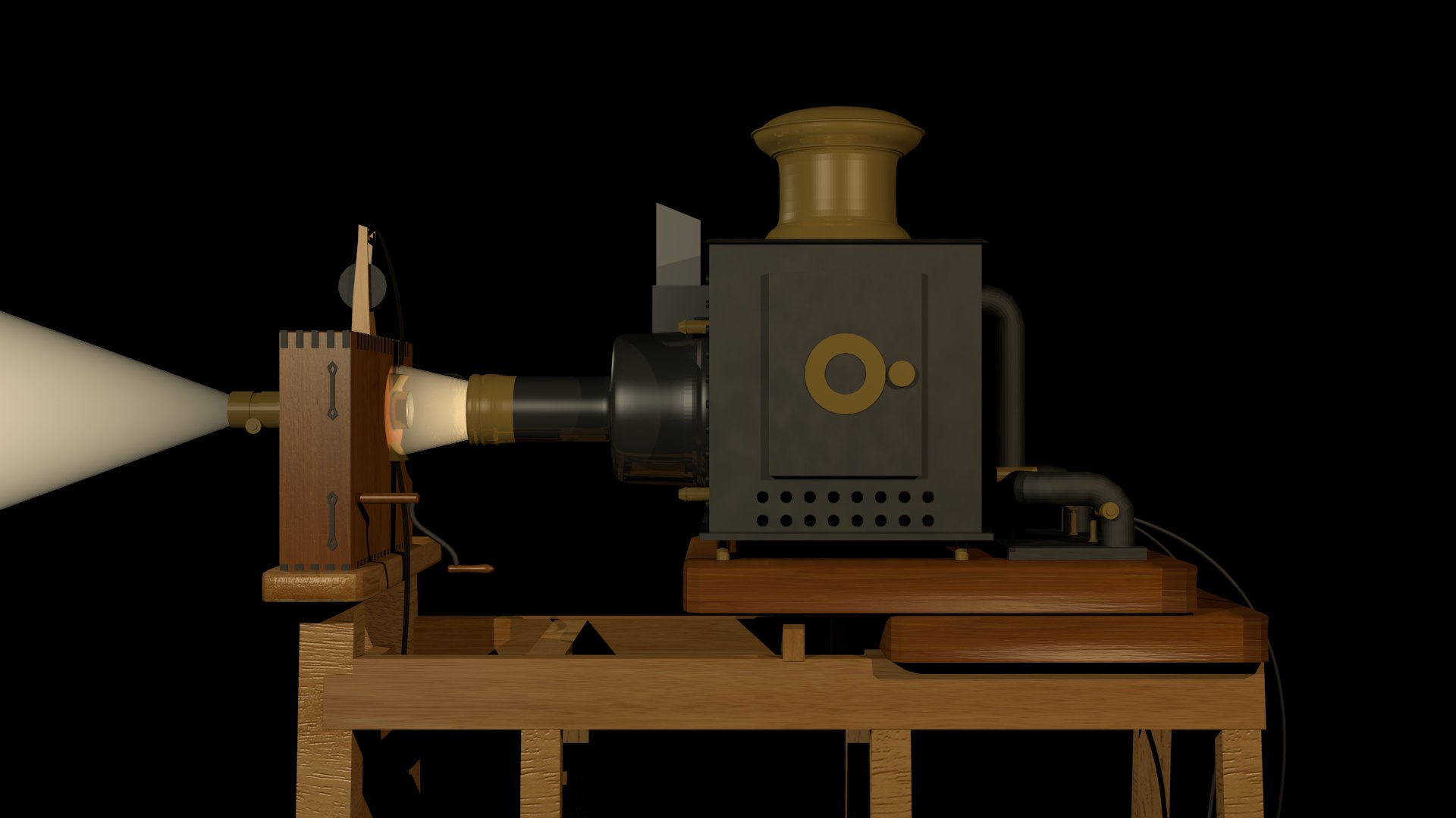 Projector Lumiere 3d Model