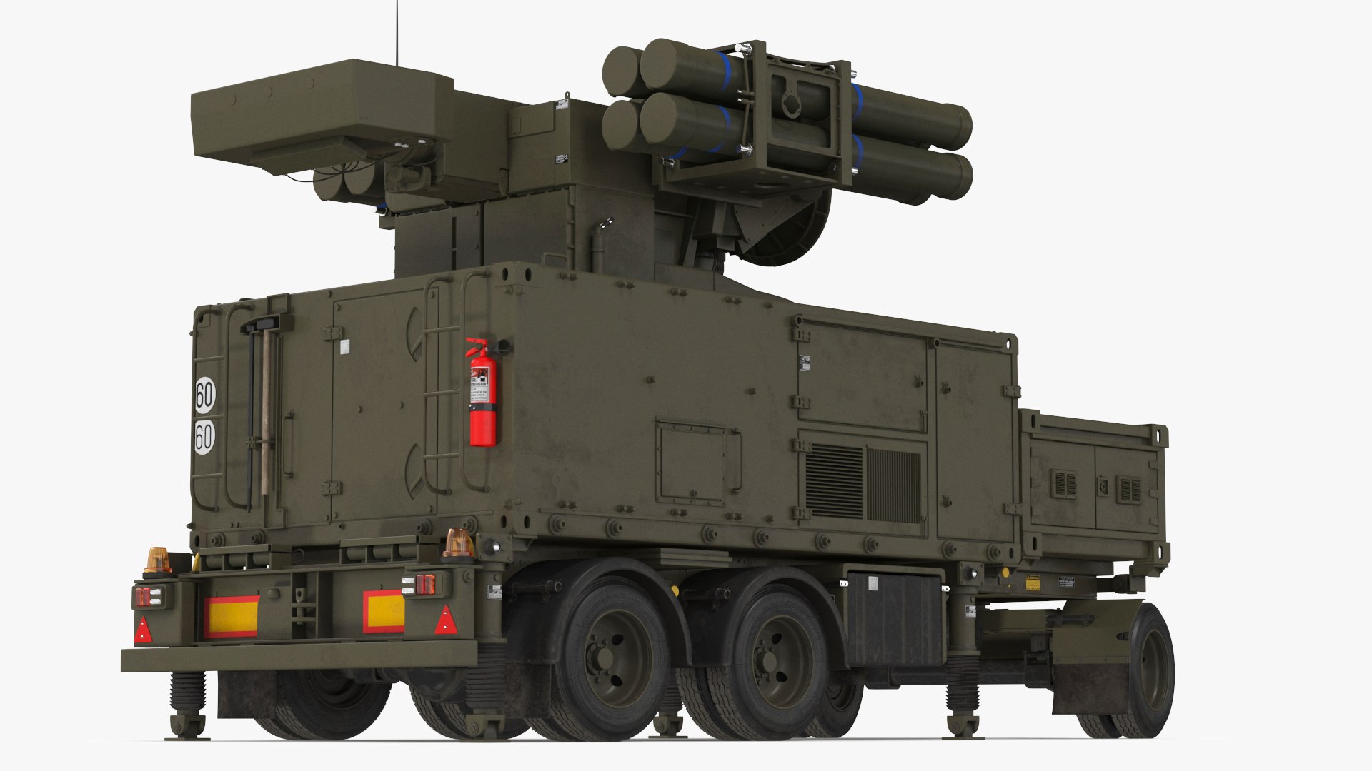 3D Crotale NG Air Defense Missile System Rigged - TurboSquid 2206794
