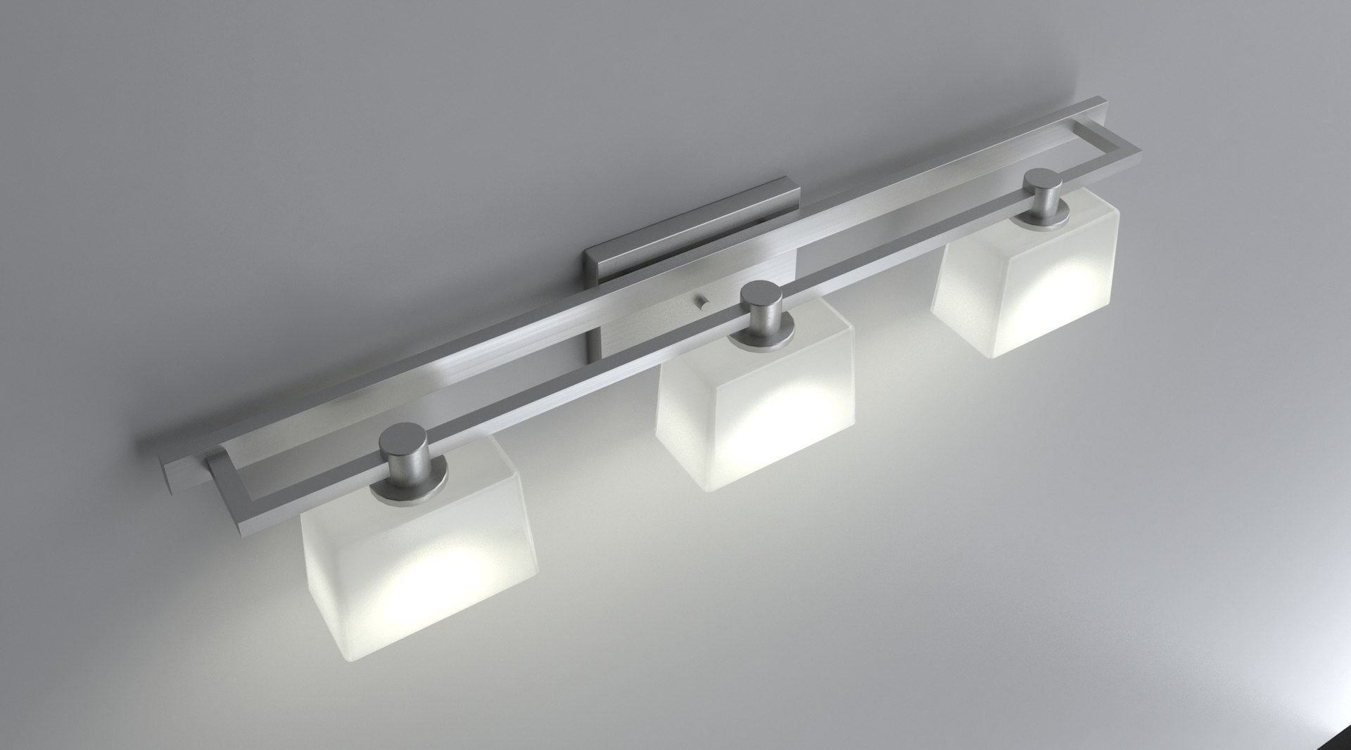 3d Model Bathroom Light Fixture