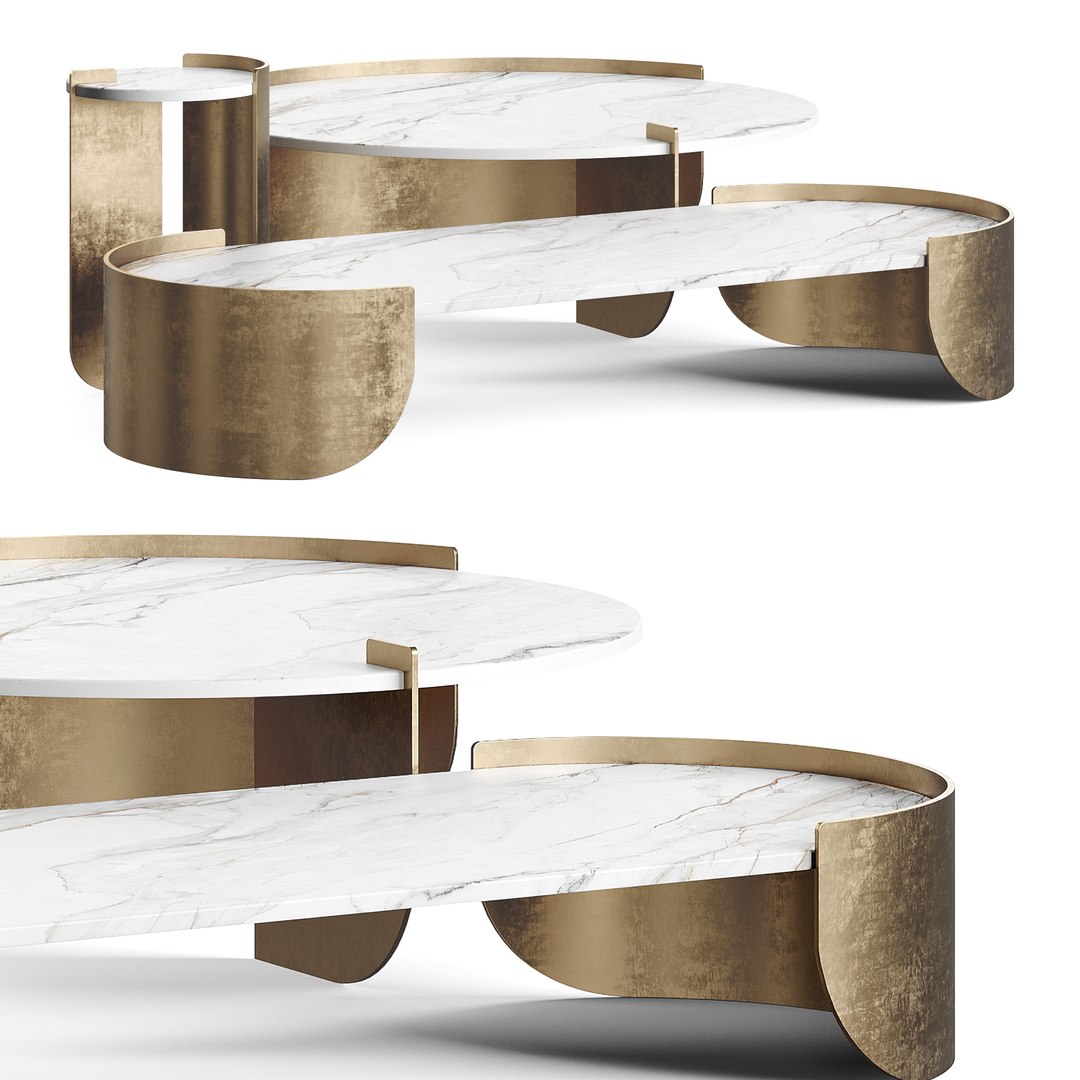 3D Model Encore Italia Osiris Coffee Table - TurboSquid 2072943